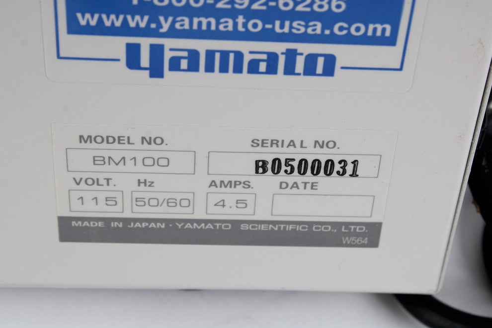 Yamato BM100 Compact Analog Constant Temperature Water Bath - Fair Con ...
