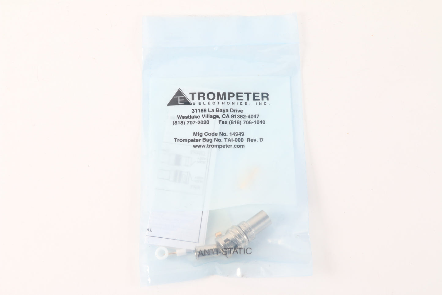 Trompeter TAI-000 Connector and Terminal - Lot of 5 - New – NTC Tech