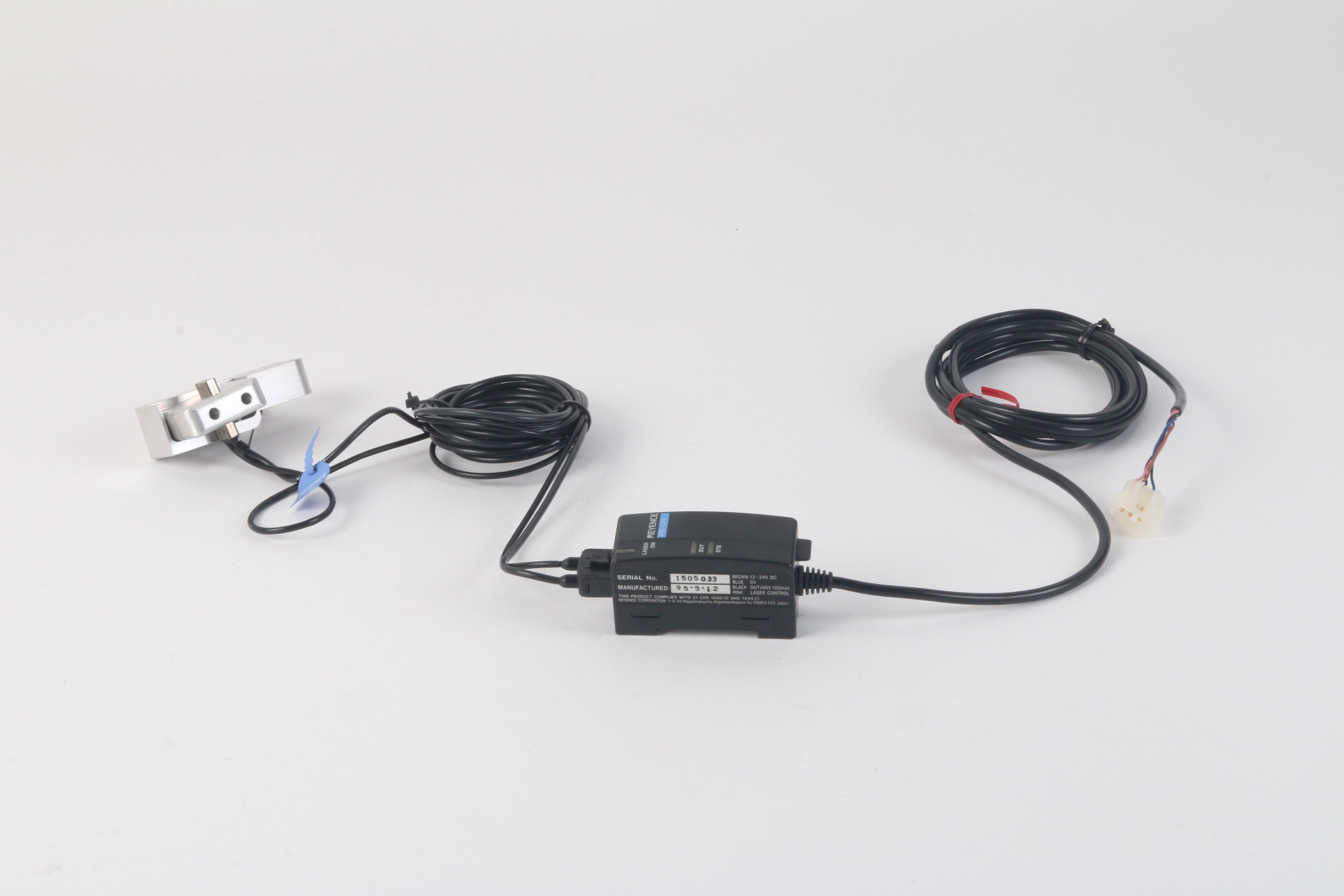 Keyence FS-L71 Laser Optics Sensor W/ Sensor Head Block – NTC Tech