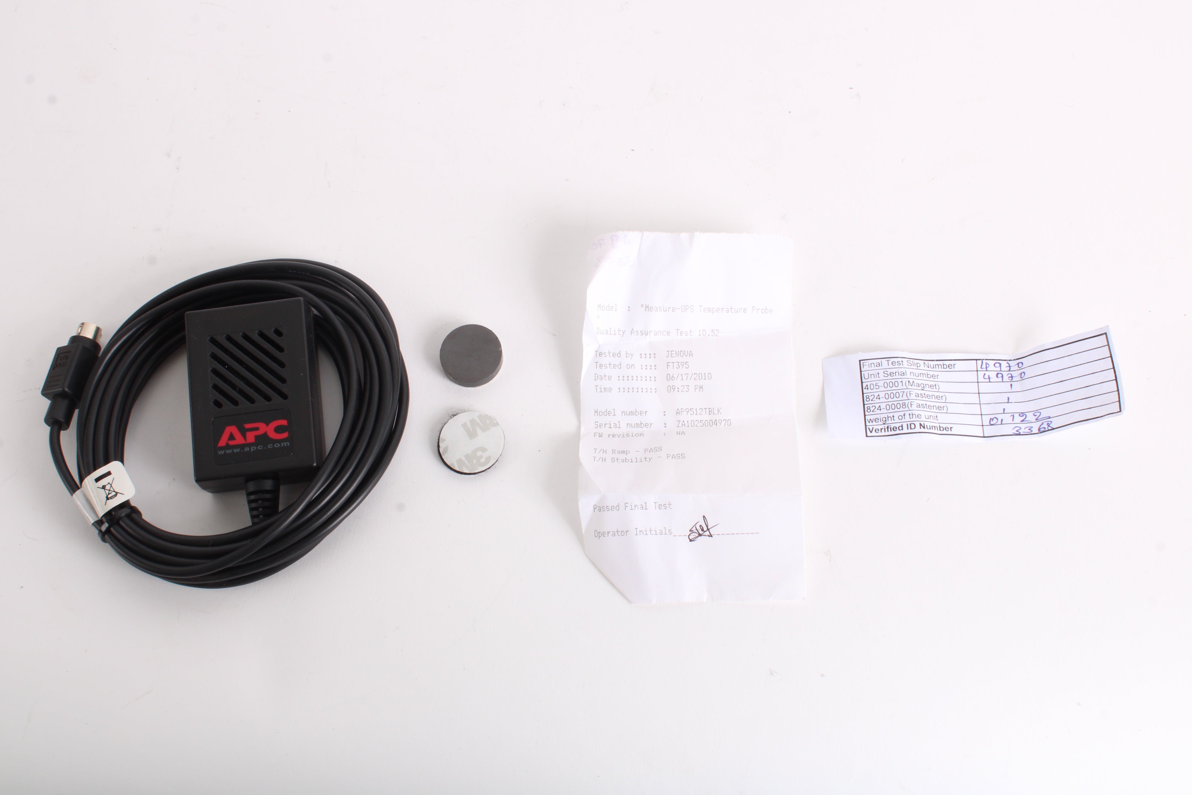 APC AP9512TBLK Temperature Sensor Probe 731304205609 - New Open Box ...