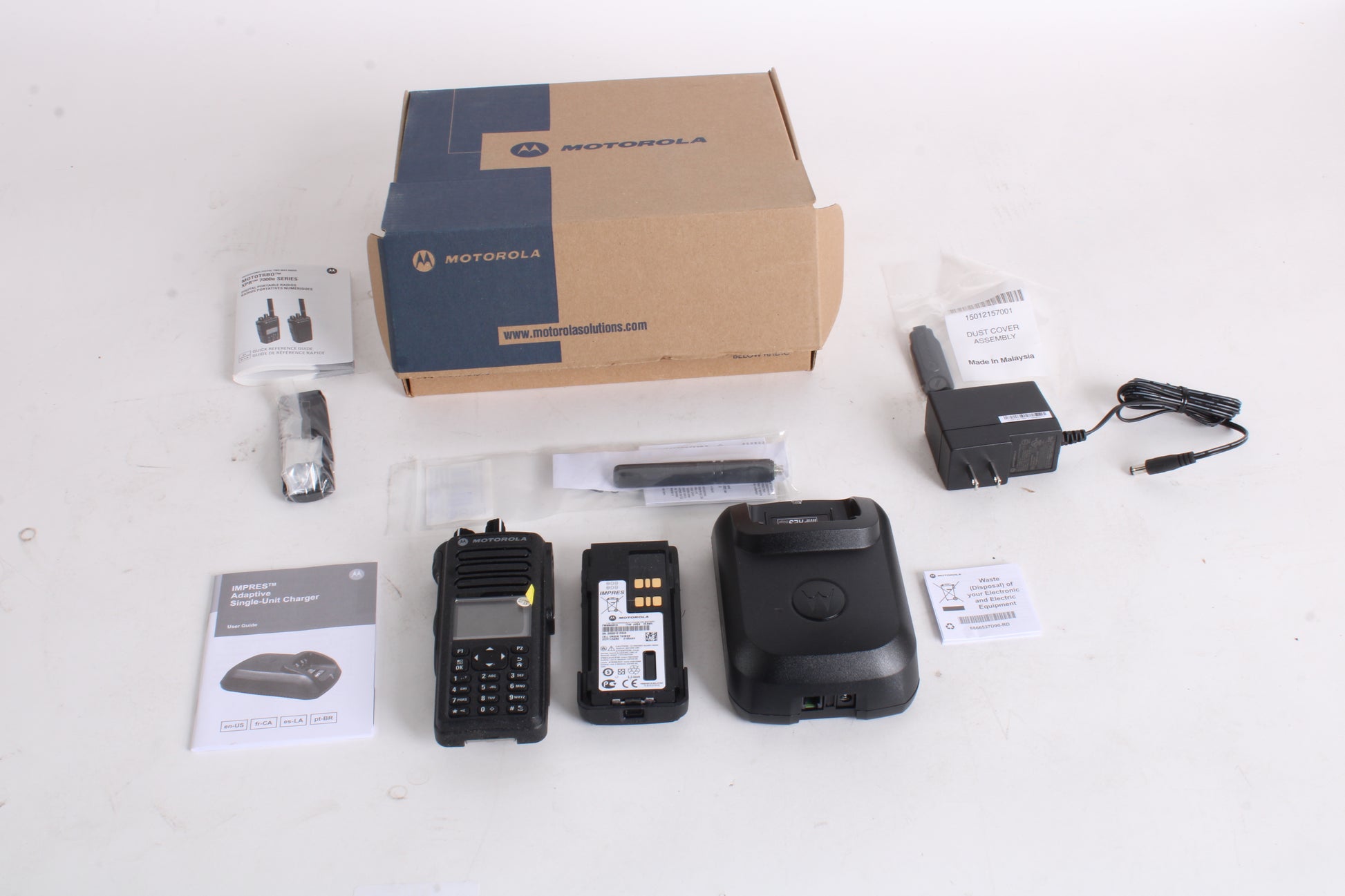 Motorola AAH56RDN9WA1AN XPR 7550e Portable Two-Way Radio W/ PMPN4137A ...