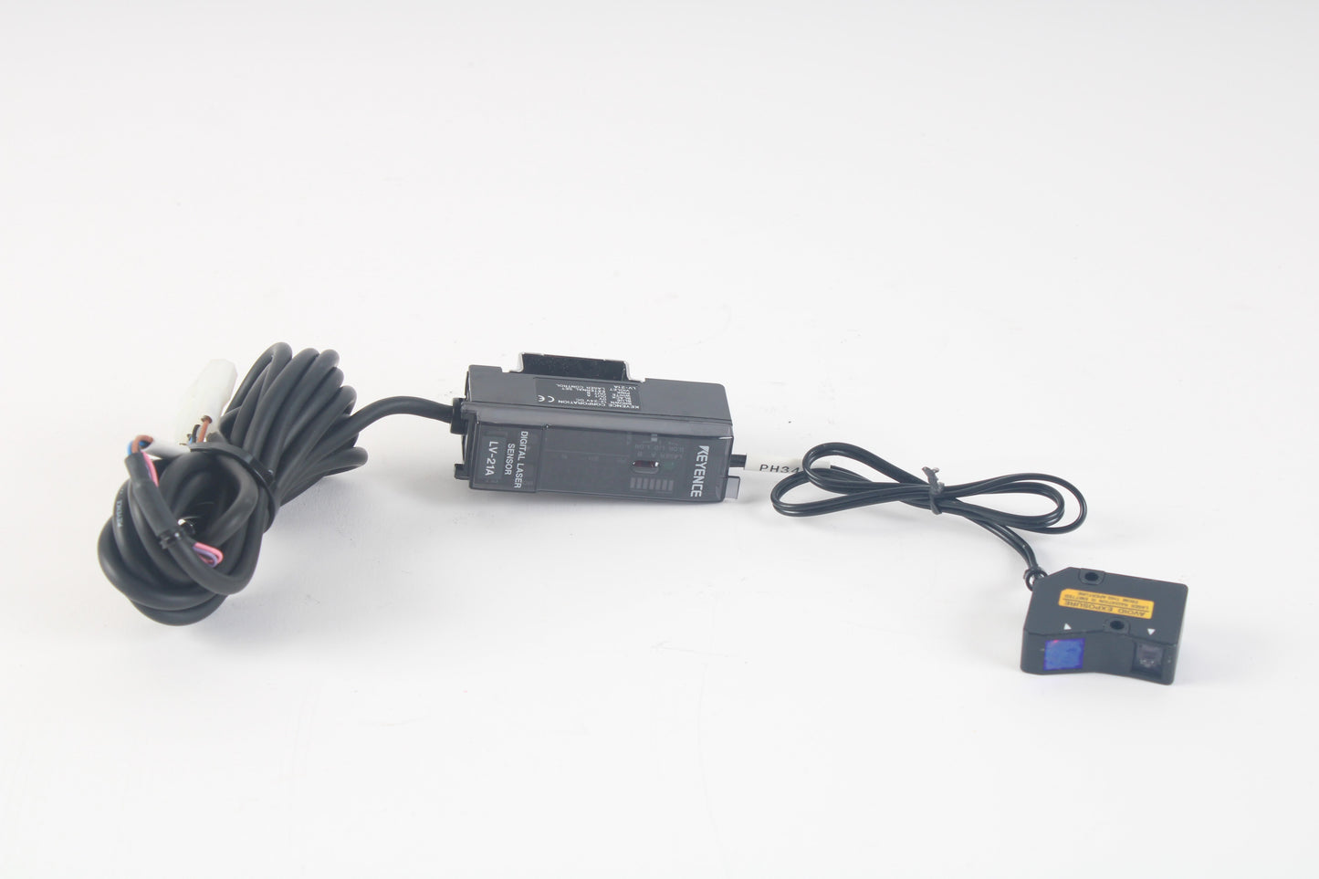 Keyence LV-21A Digital Laser Sensor W/ Keyence LV-H47 Laser Sensor ...