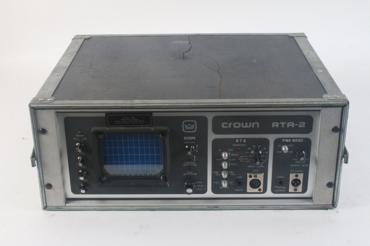 Crown RTA-2 Real Time Audio Spectrum Analyzer – NTC Tech