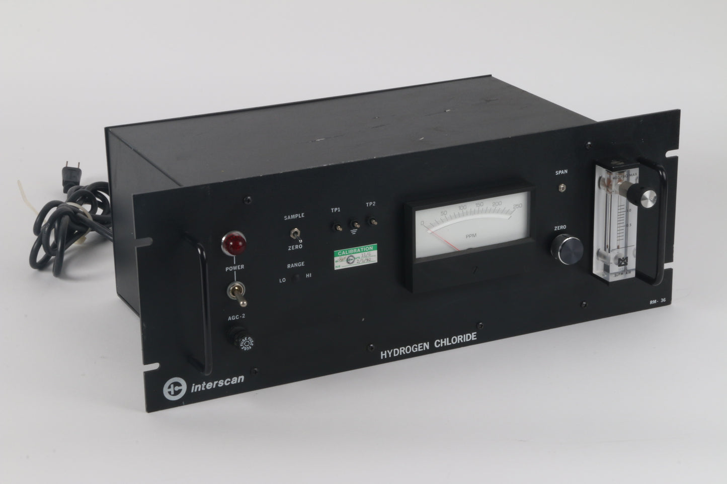 Interscan RM-36 Rack-Mount Analyzer Hydrogen Chloride – NTC Tech