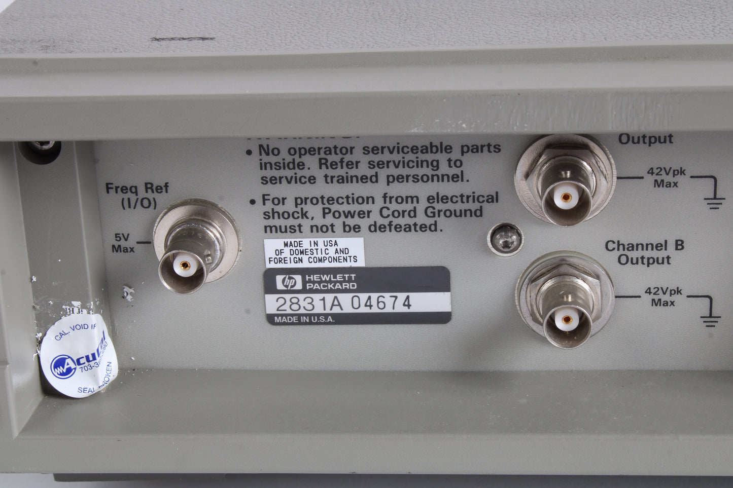 HP / Keysight / Agilent 3245A Universal Source – NTC Tech