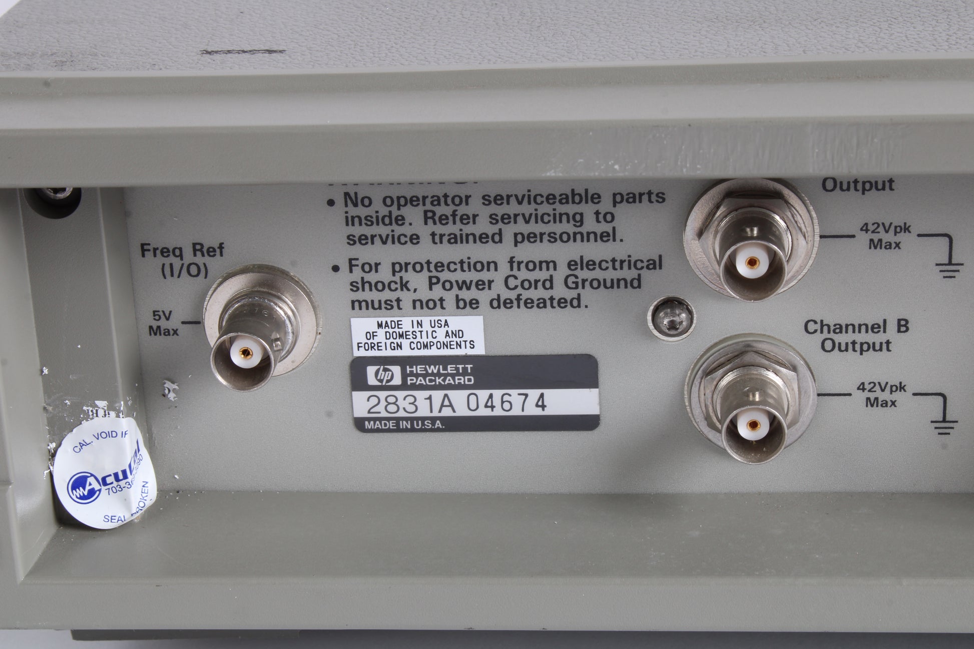 HP / Keysight / Agilent 3245A Universal Source – NTC Tech