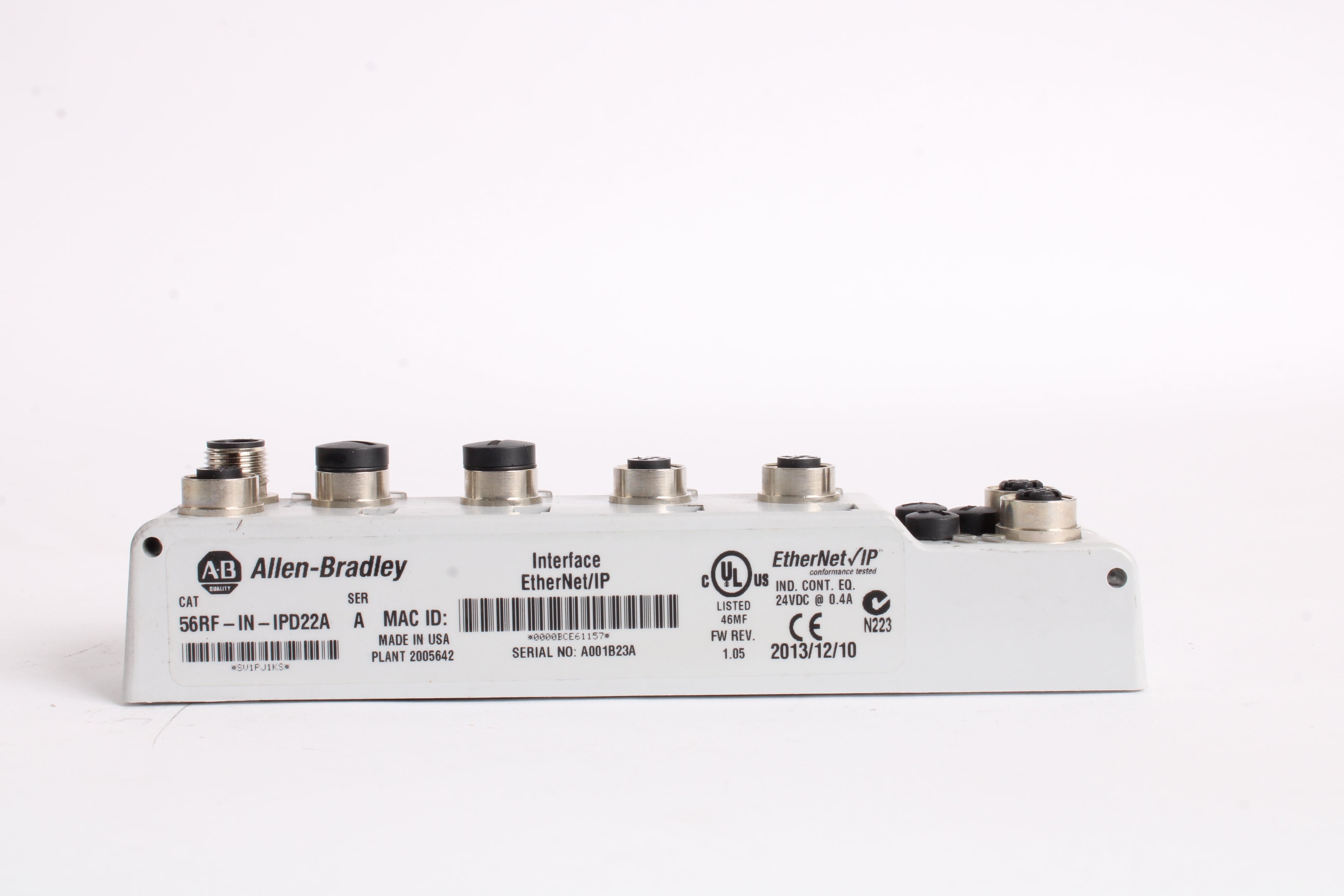 Allen Bradley 56RF-IN-IPD22A RFID Interface EtherNet/IP Automation Mod ...