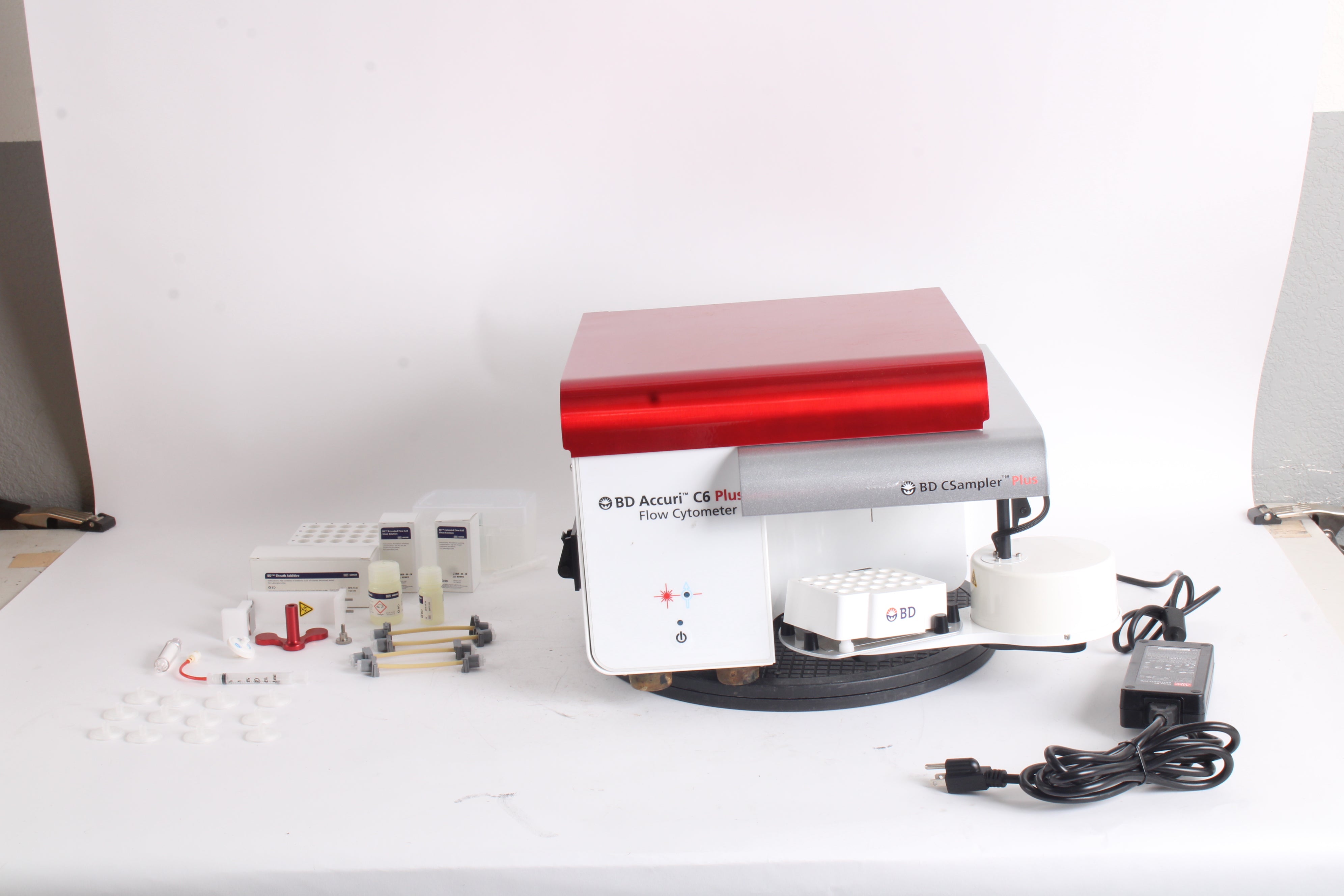 BD Accuri C6 Plus Flow Cytometer + CSampler Plus 660519, 660517 W/ Acc ...
