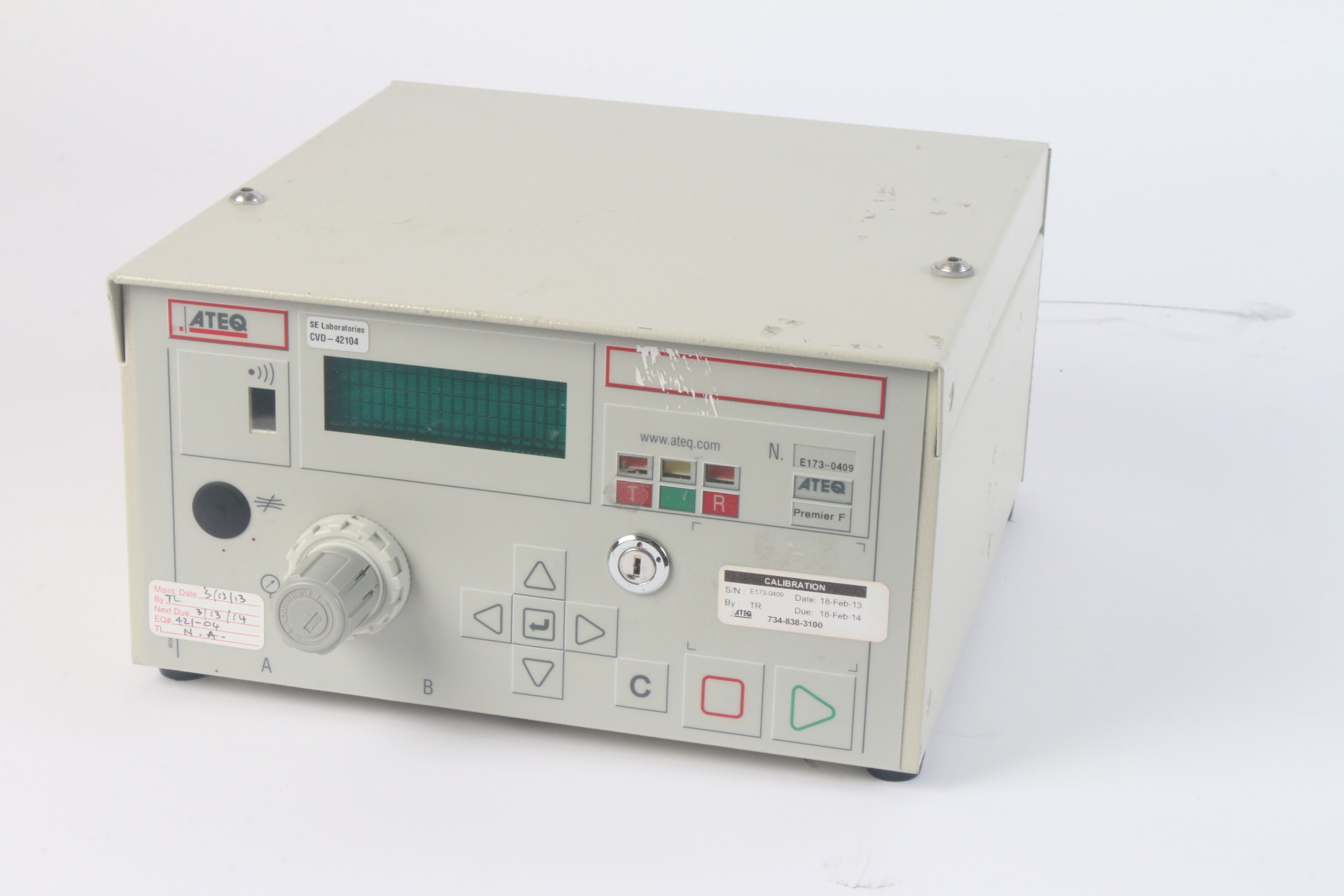 ATEQ E173-0409 Premier Differential Pressure Decay Leak Measurement ...