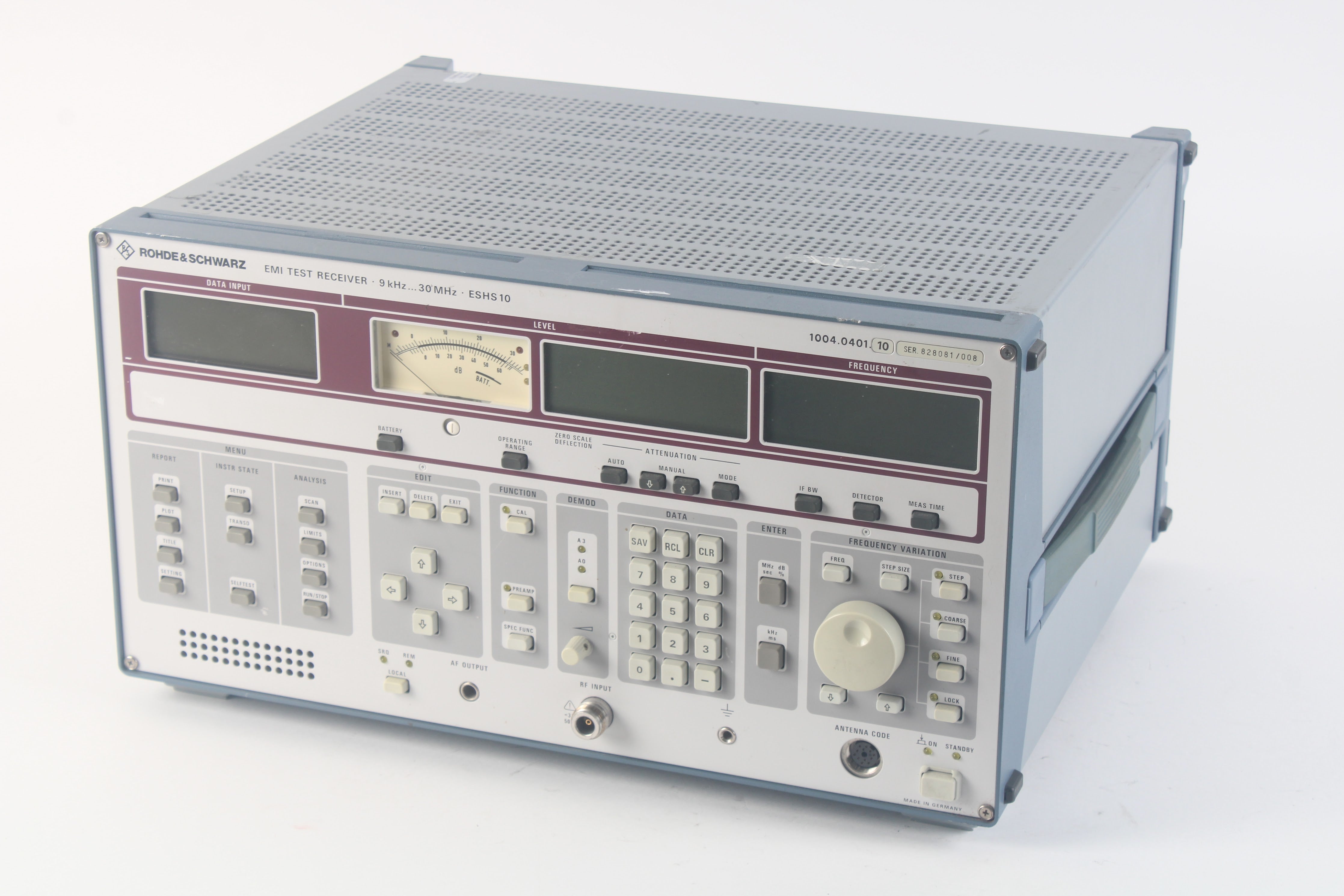Rohde & Schwarz ESHS10 EMI Test Receiver 9kHz...30MHz 1004.0401.10 ...