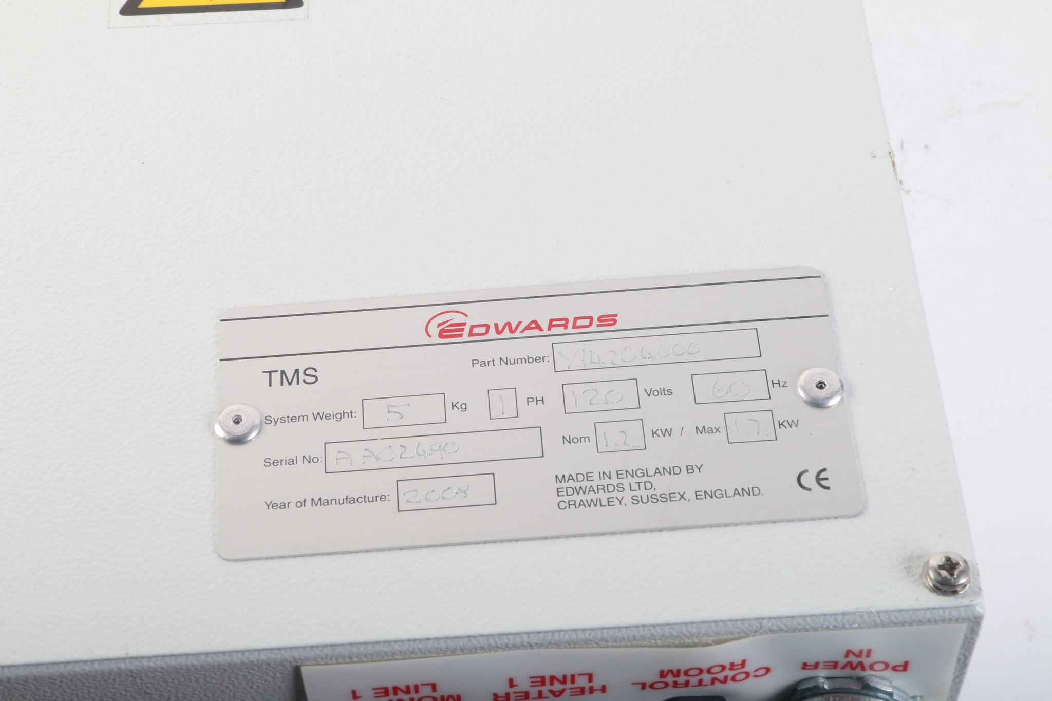 Edwards Y14204000 Temperature Management System – NTC Tech