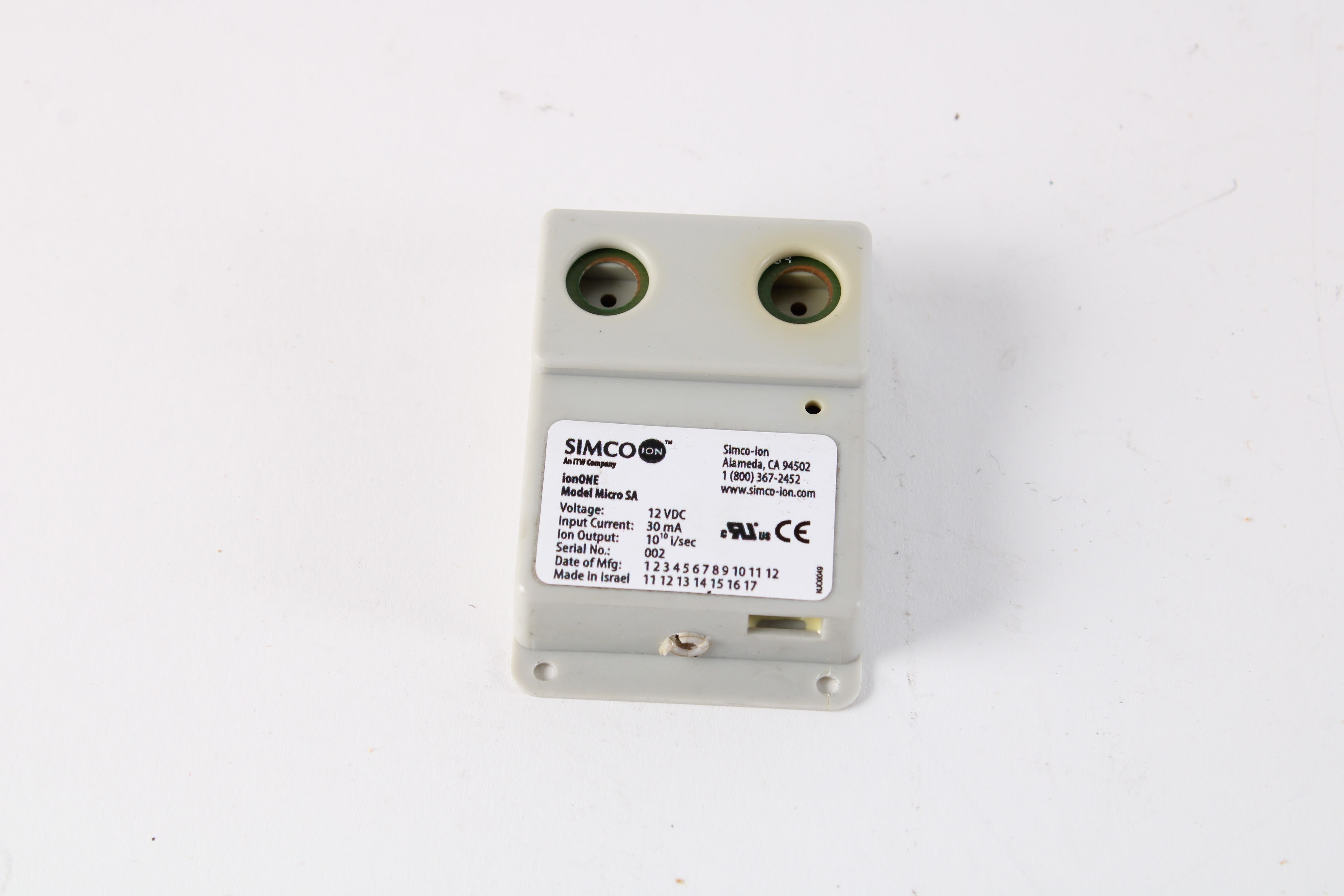 Micro SA ionONE Spot Ionizer With Air Assist and Self Balancing Techno ...