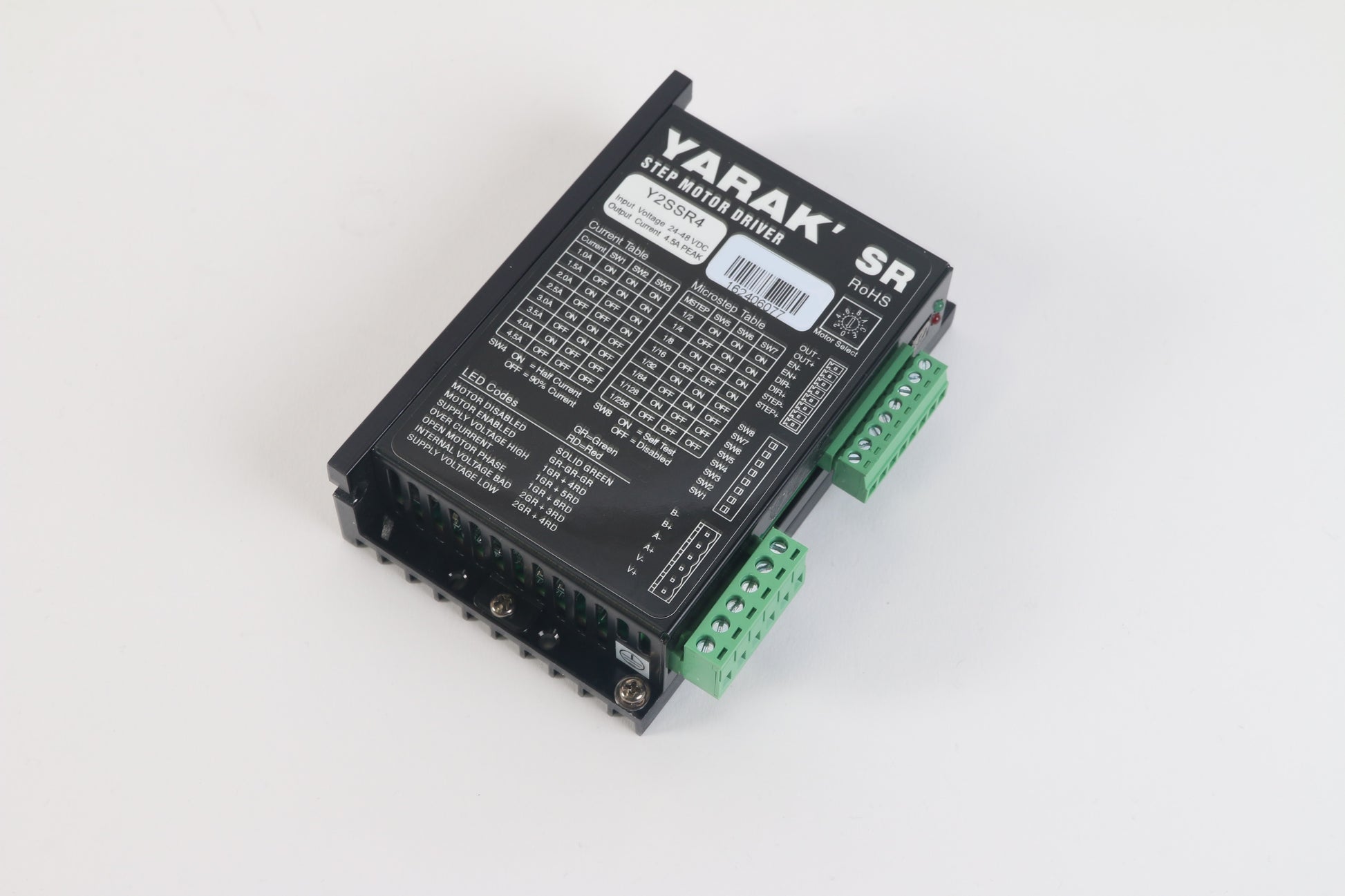 Yarak' SR Y2SSR4 Step Motor Driver – NTC Tech