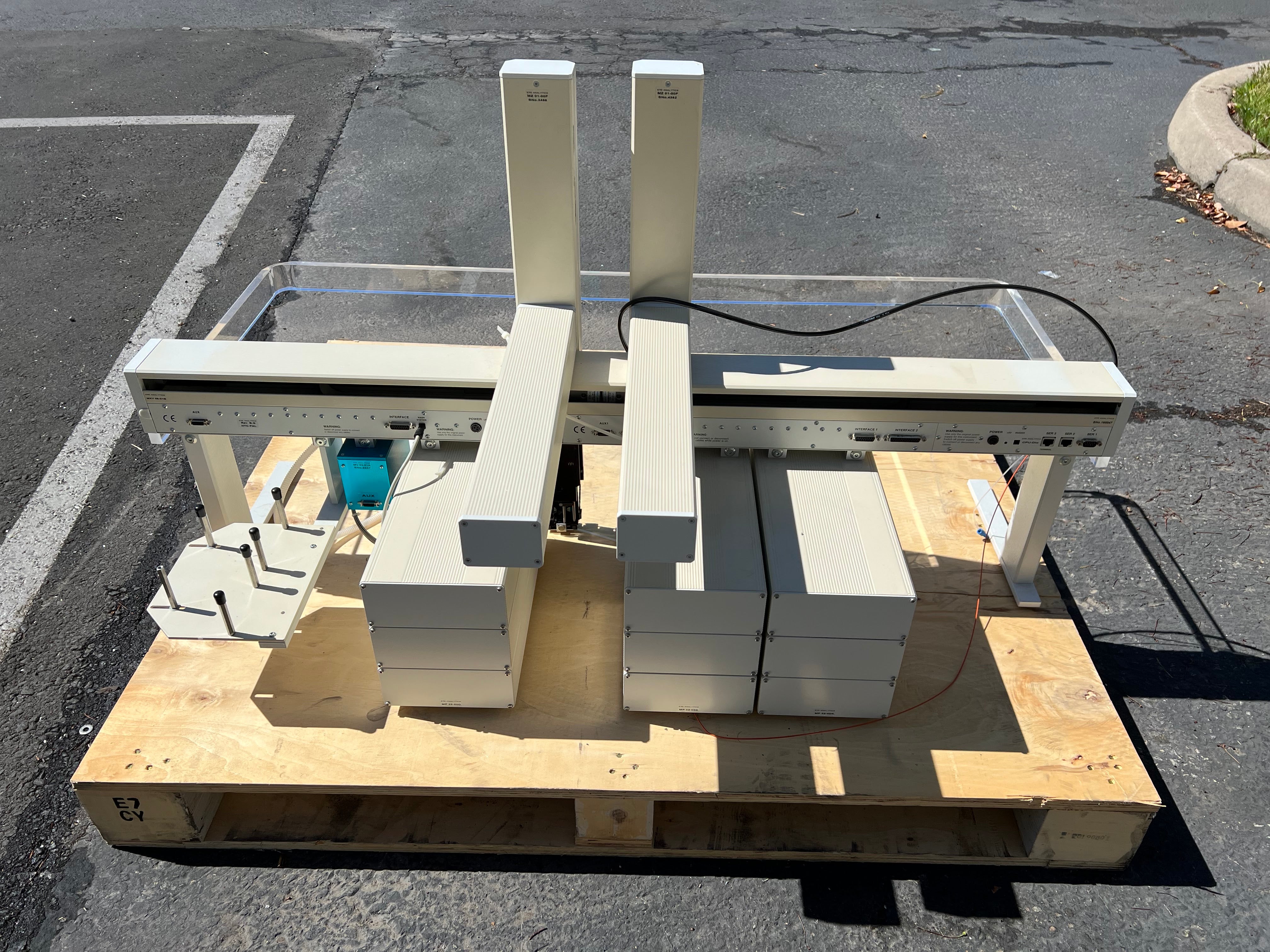 CTC Analytics MXY 08-01B Autosampler W/ 2x Injector Arm 3x Stack Stora ...