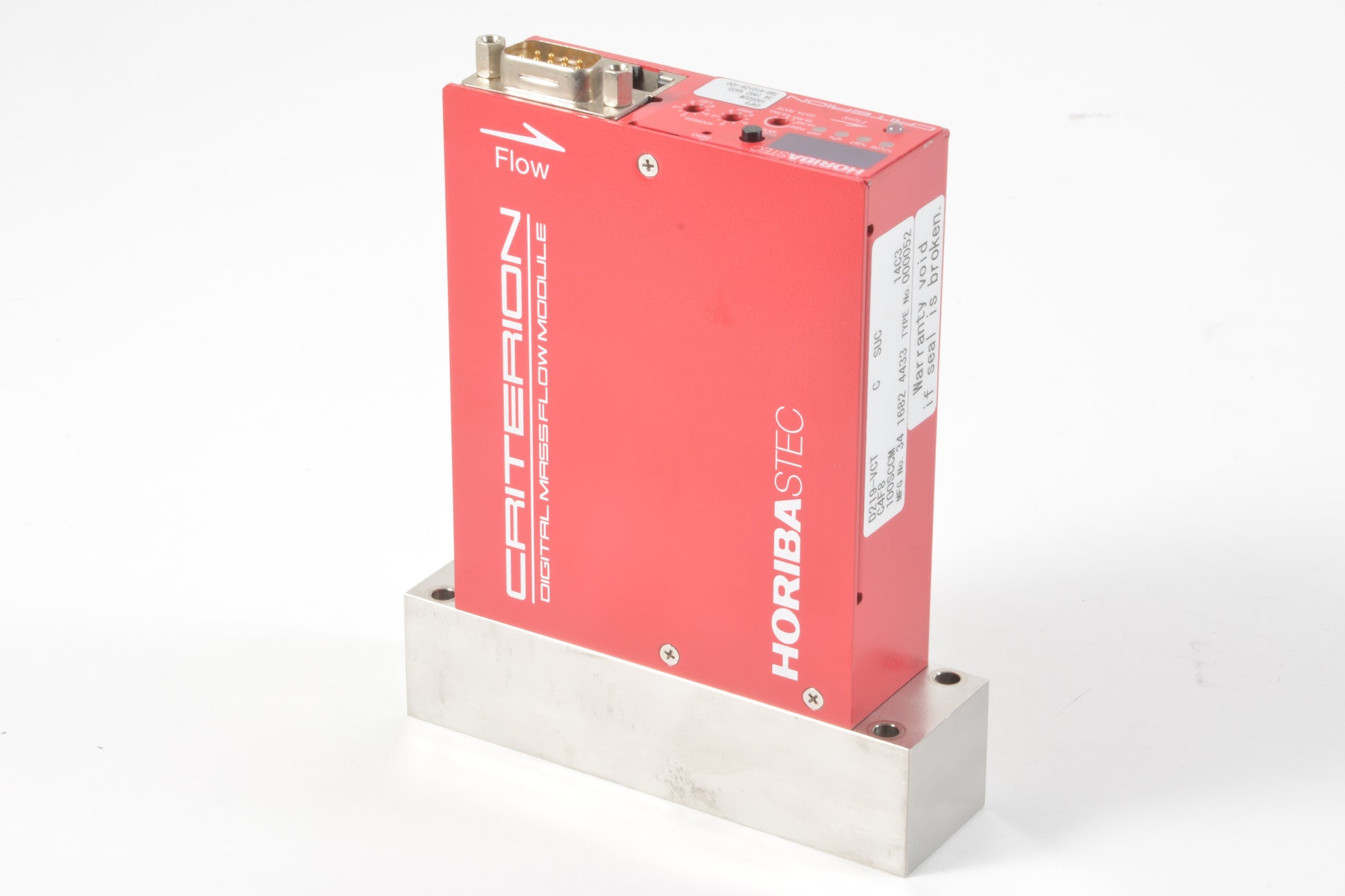 Horiba STEC Criterion D219-VCT C4F8 100sccm Mass Flow Controller – NTC Tech