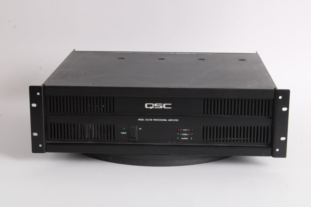 QSC ISA750 2-Channel Professional Power Amplifier - Fair Condition ...