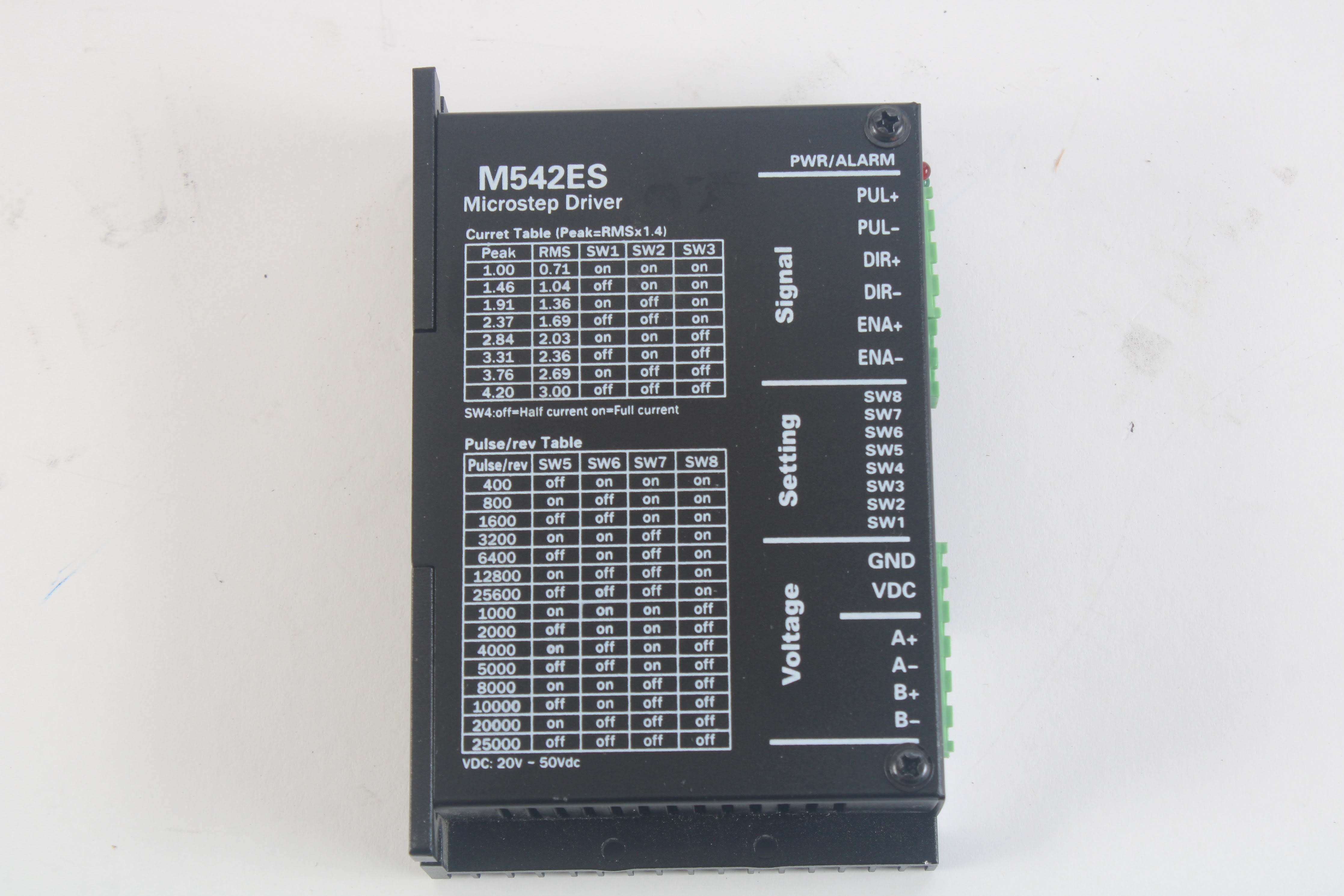 Oriental Servo M542ES Microstep Driver – NTC Tech