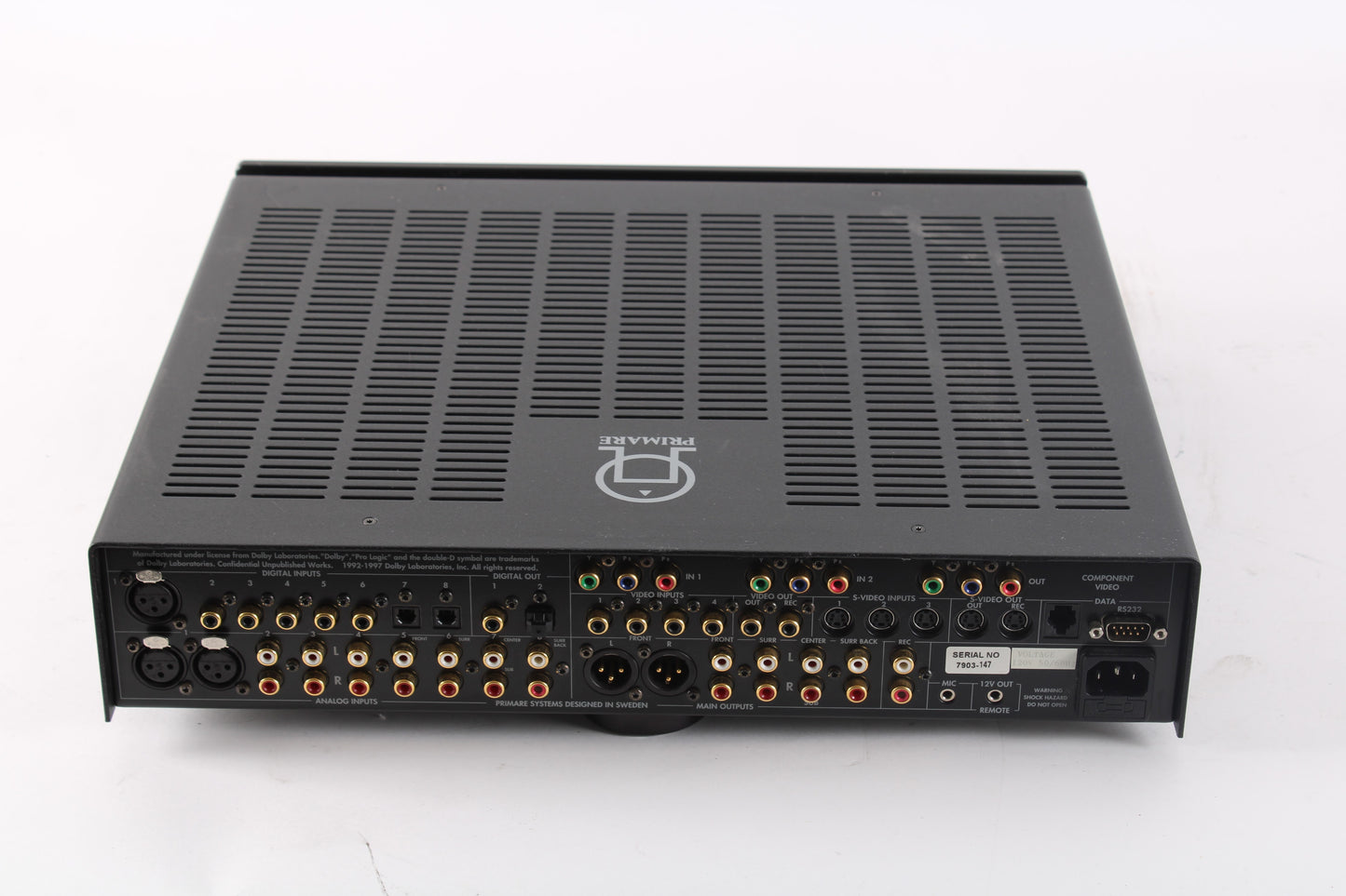 Primare SP31.7 Multi-Channel Surround Processor Preamplifier Pre-Amp ...