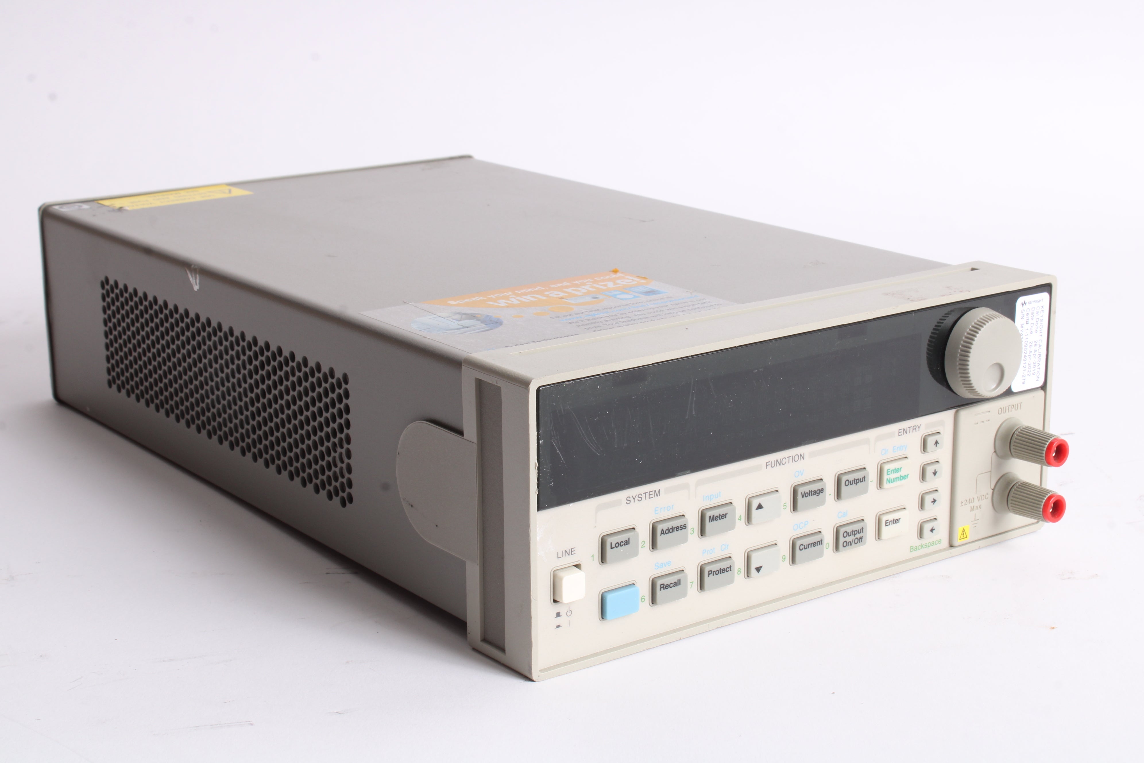 HP / Agilent / Keysight 6611C 0-8V 0-5A DC Power Supply – NTC Tech