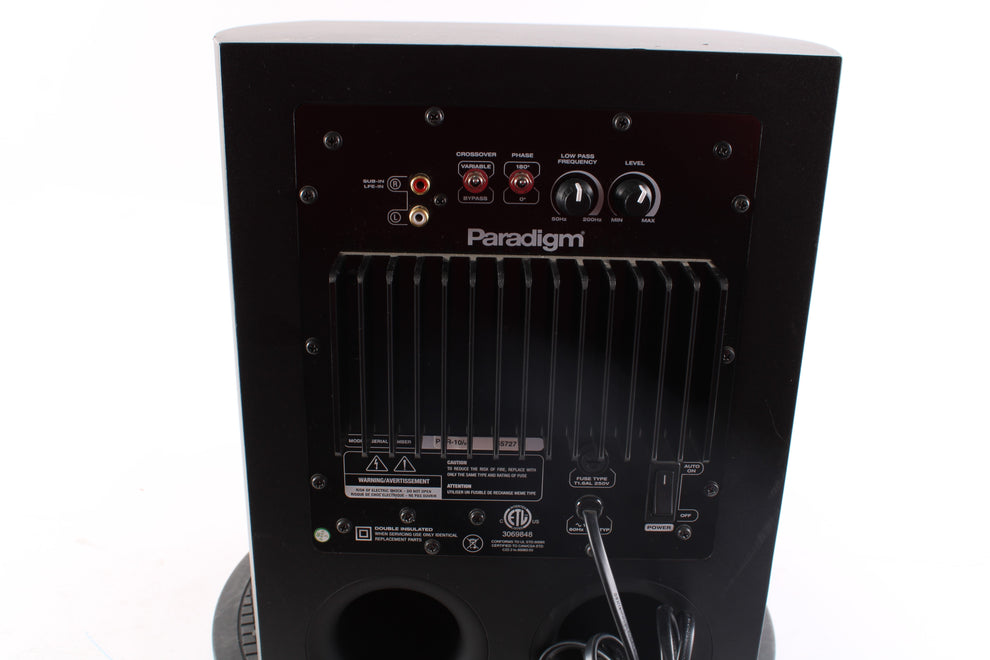 Paradigm PDR-10 /v.4 Powered Subwoofer – NTC Tech