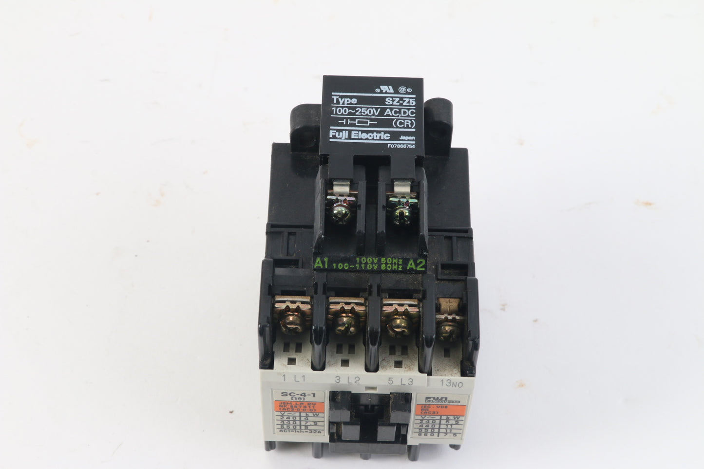 Fuji Electric SC-4-1 (19) SC19AA Contactors W/ SZ-Z5 Relay Suppressor – NTC Tech