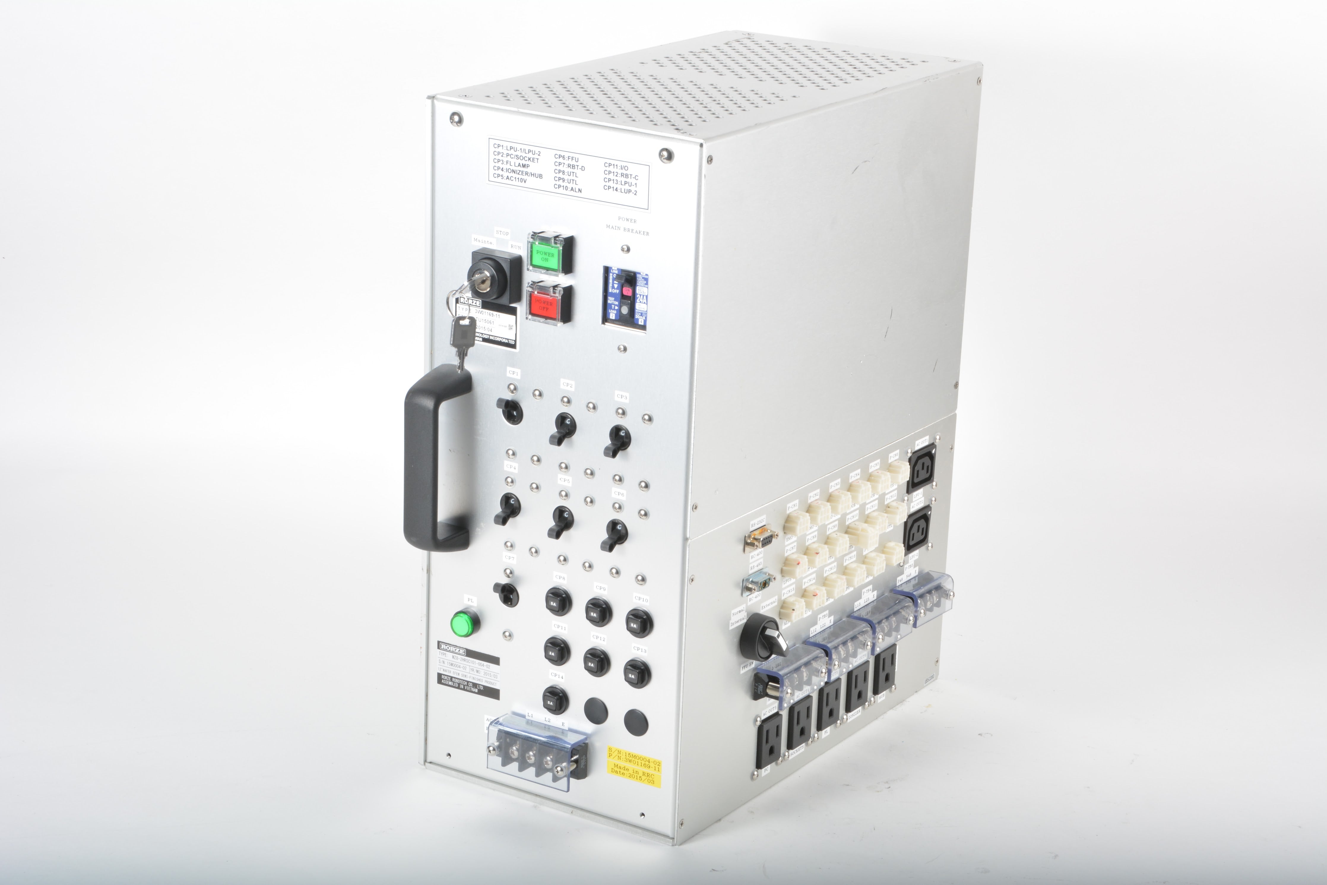 Rorze MZ8-2HRSC101-004-02 Power Supply/Controller 3W01169-11 EFEM Wafe ...