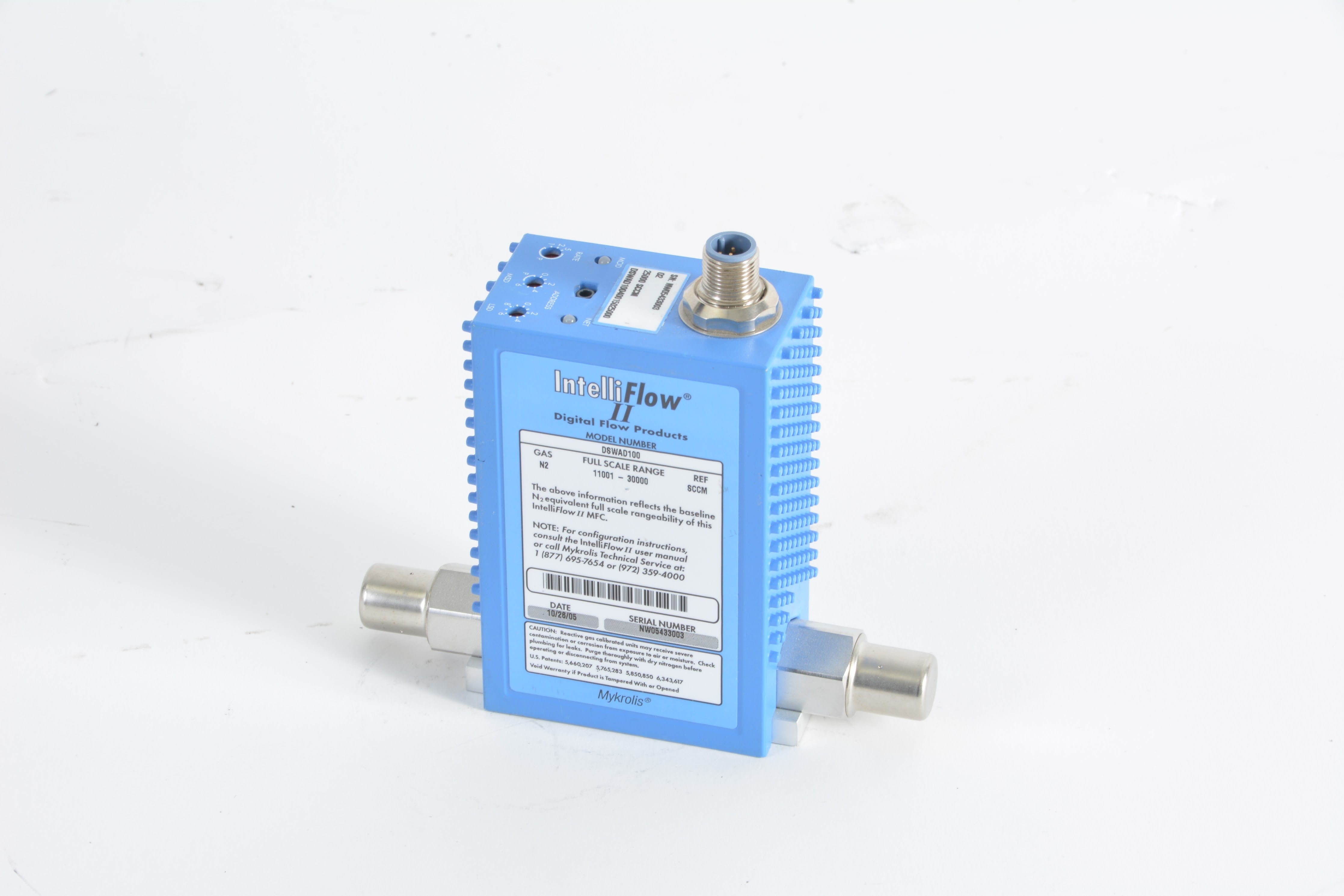 Mykrolis IntelliFlow II Devicenet Digital Flow Controller DSWAD100 ...