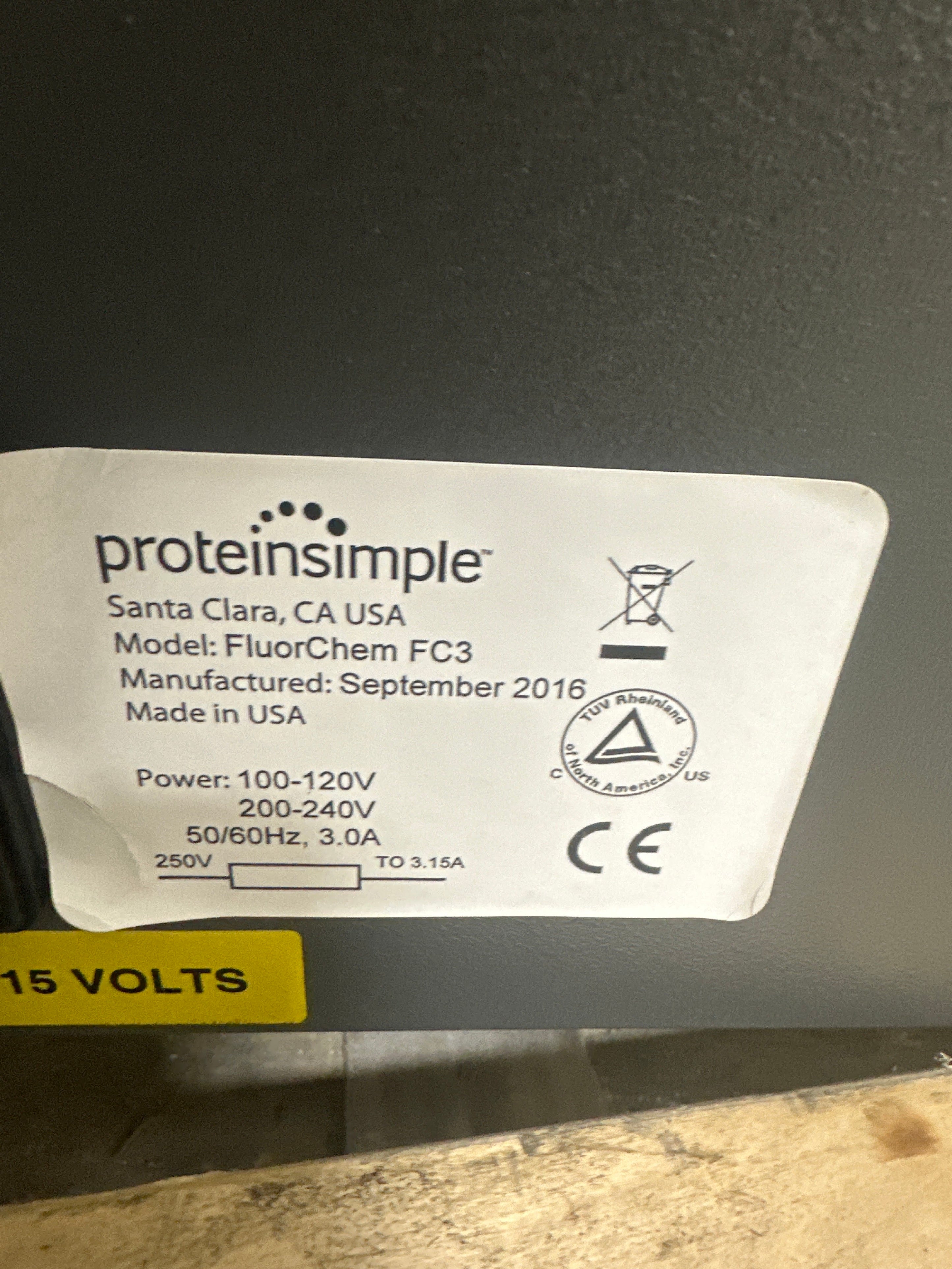 Proteinsimple FluorChem FC3 System With Finger Lakes Instrumentation C ...