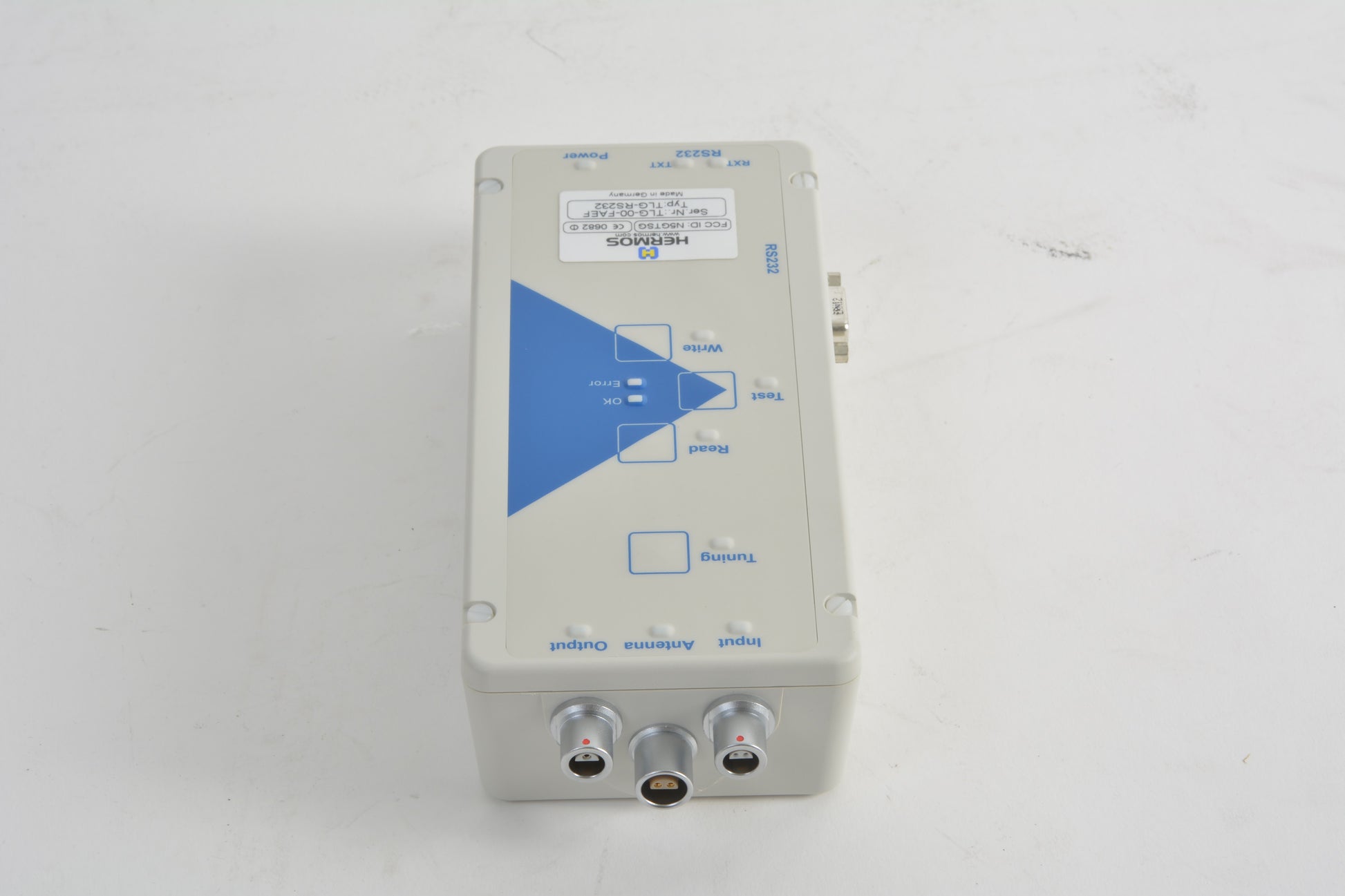 Hermos TLG-RS232 Transponder Reader RFID No Antenna, Unit Only – NTC Tech