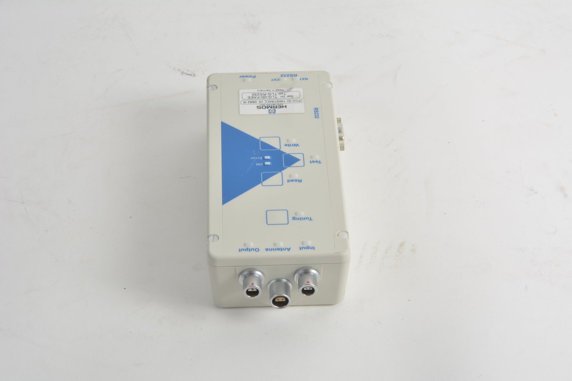 Hermos TLG-RS232 Transponder Reader RFID No Antenna, Unit Only – NTC Tech