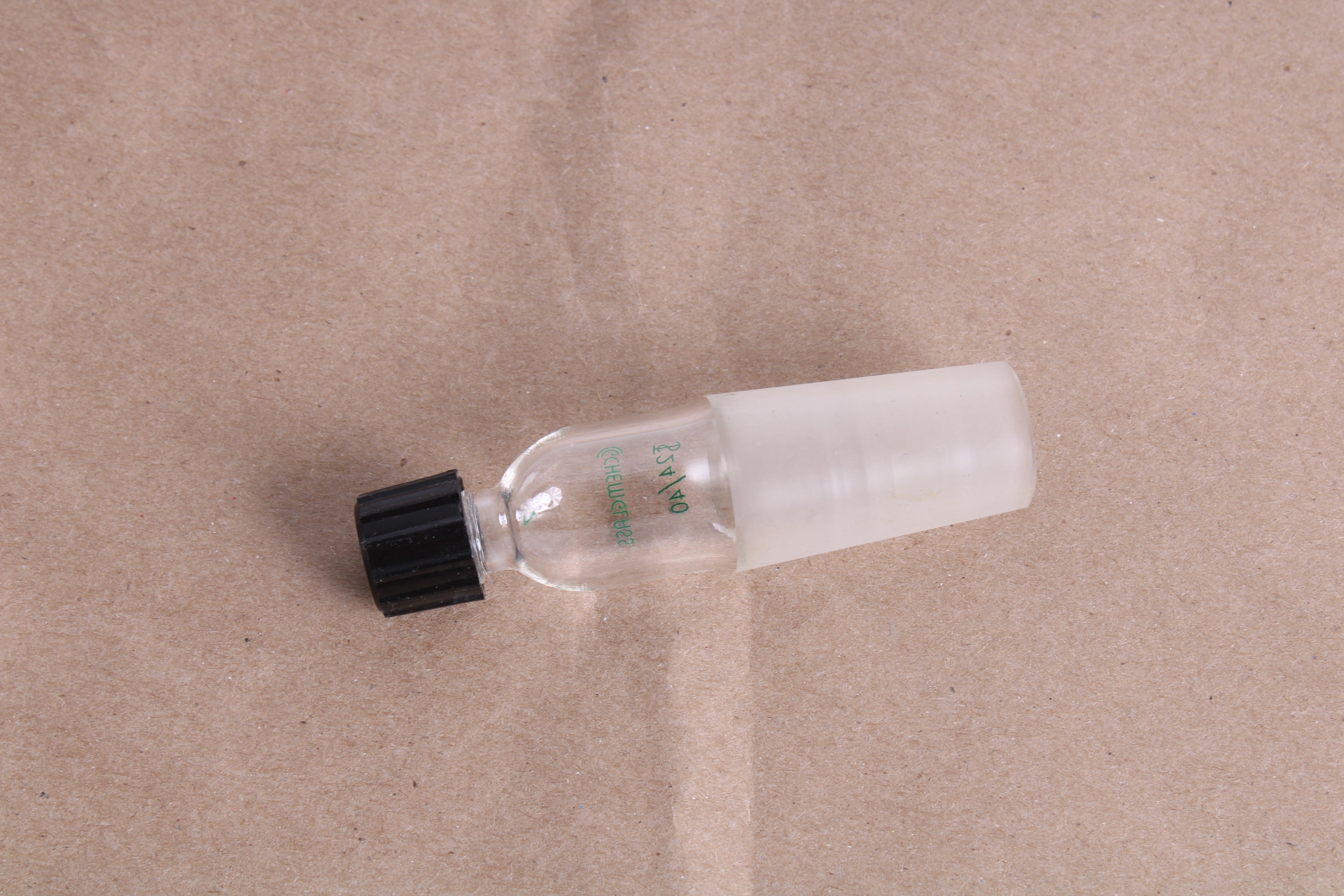 Chemglass Adapter, Thermometer Inlet 24/40 80mm Height #7 Chem-Thread ...