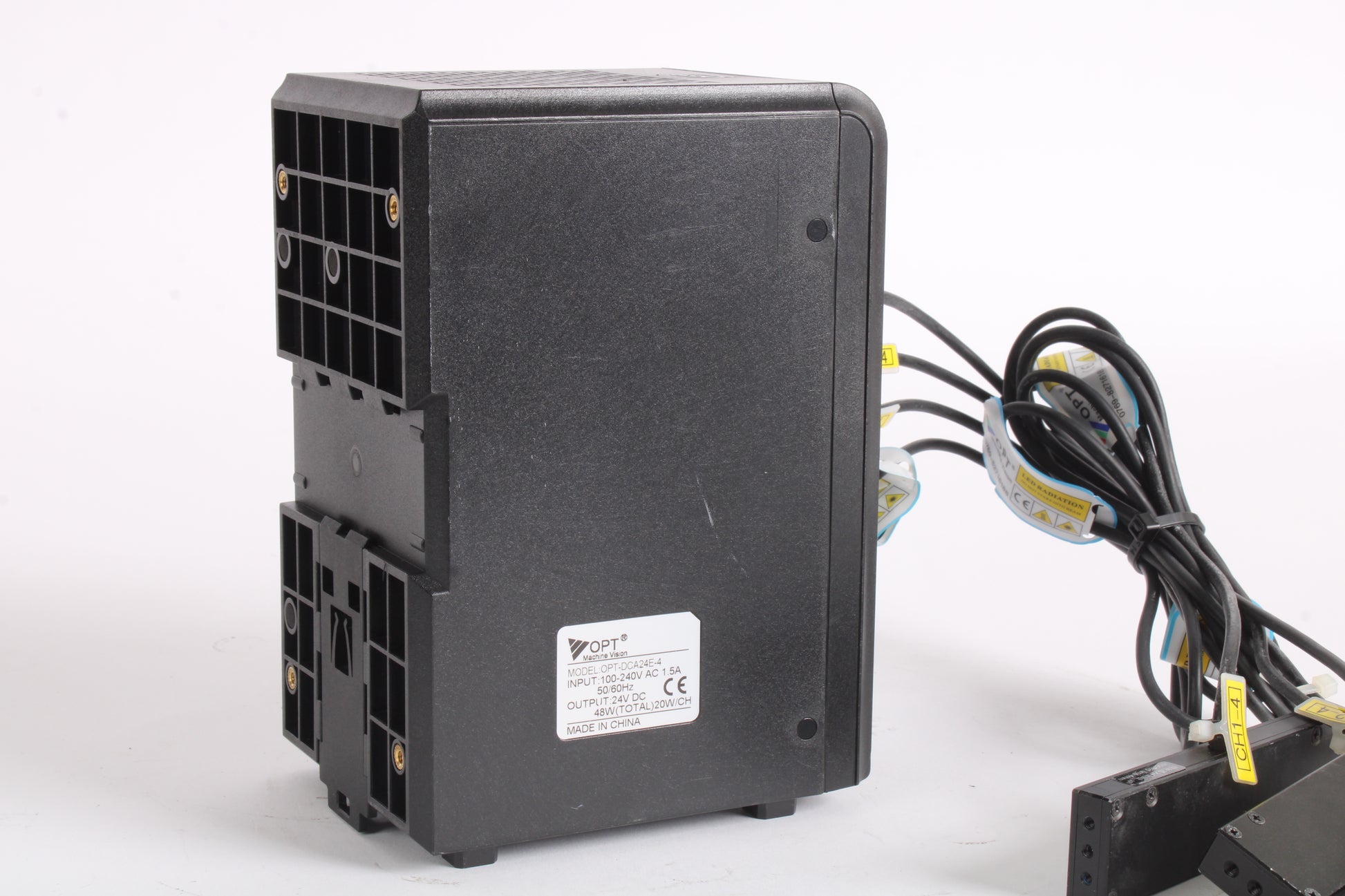 Opt Machine Vision OPT-DCA24E-4 W/ 4x OPT-LXTG10010-V3-B LED Light Uni ...