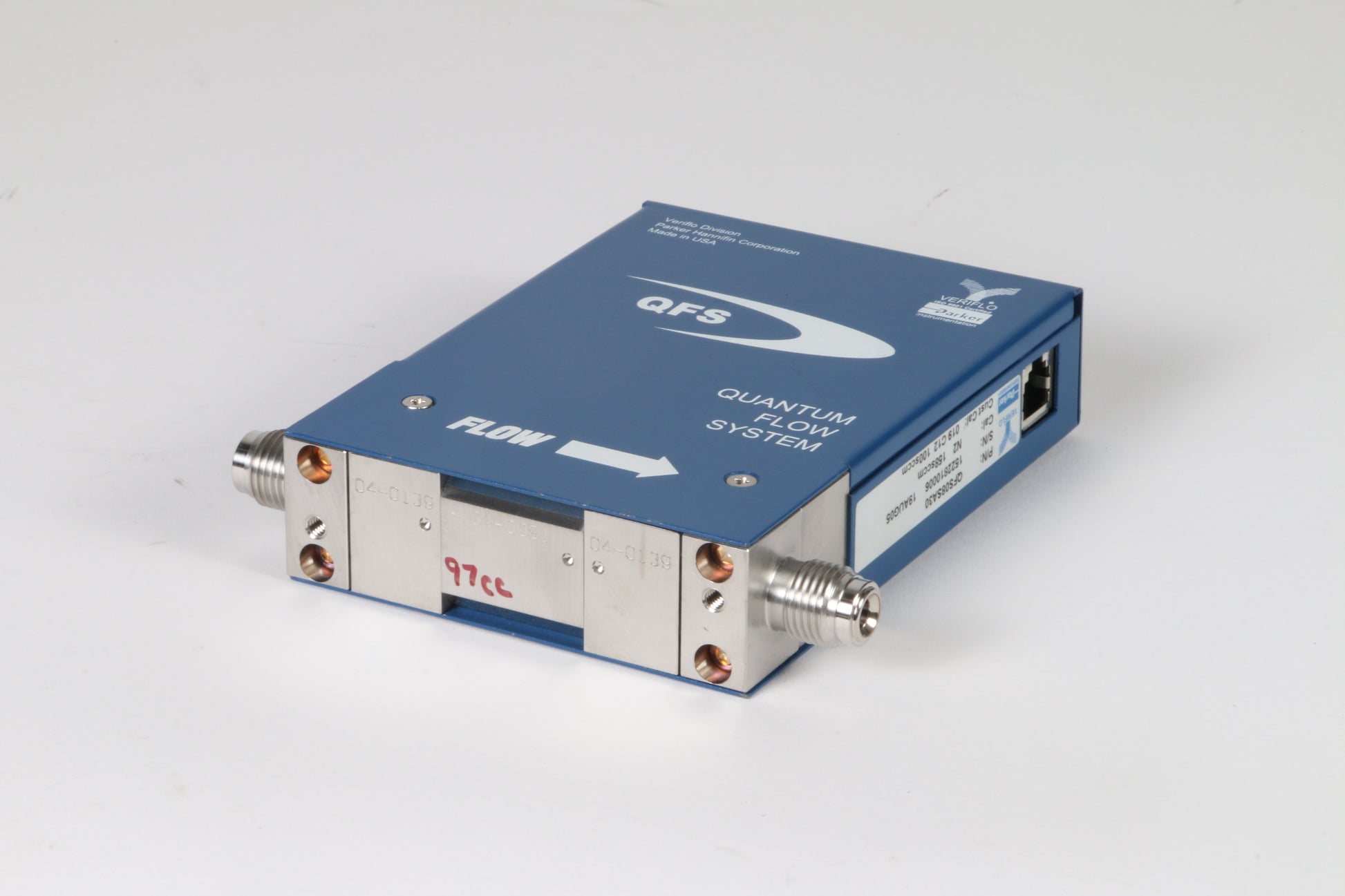 Parker Veriflo QFS08SA30 Gas: N2 100SCCM Mass Flow Controller QFS – NTC ...