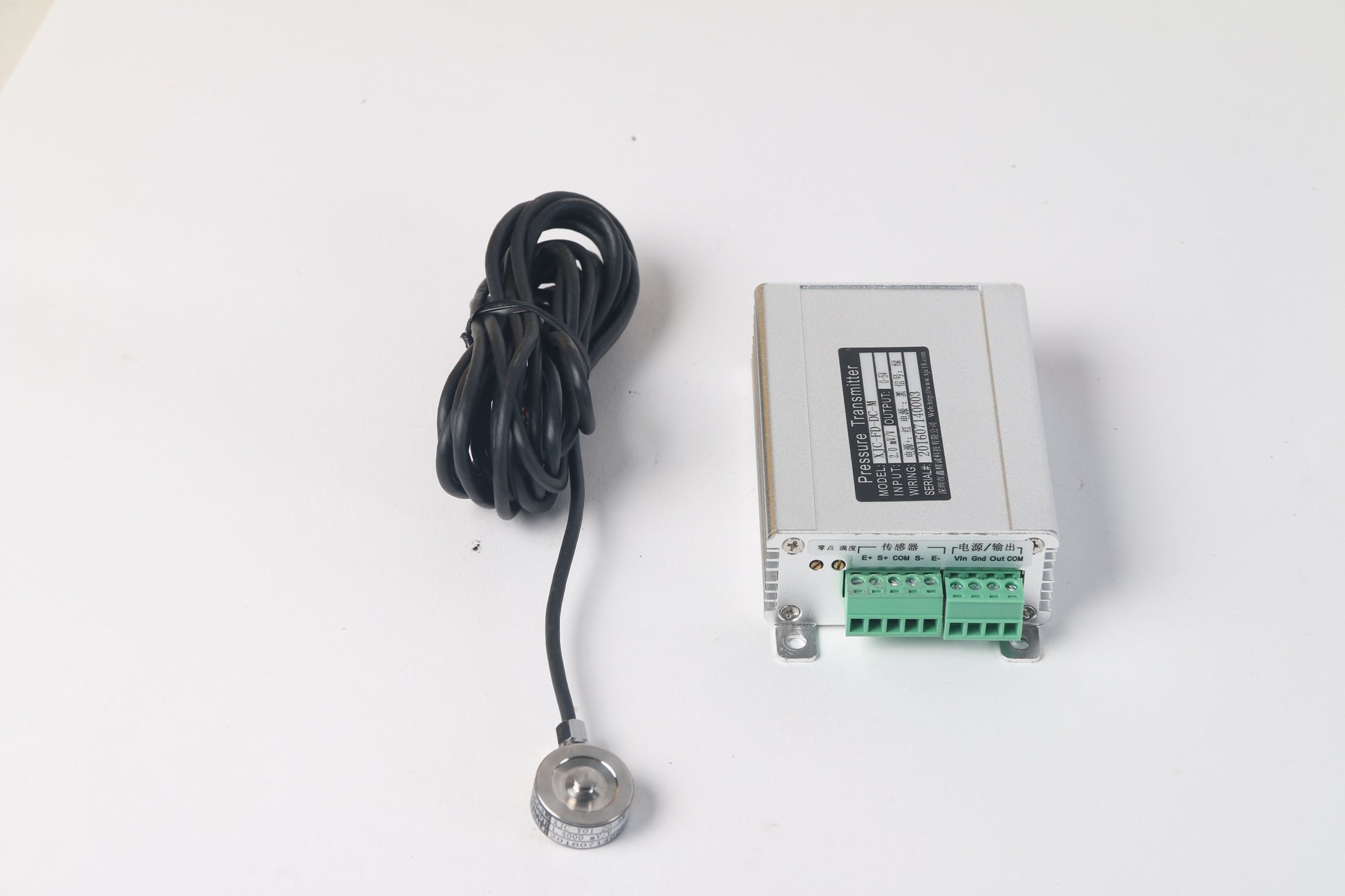 Shenzhen XJC Technology XJC-FD-DC-M Pressure Transmitter W/ XJC-Y01-20 – NTC Tech