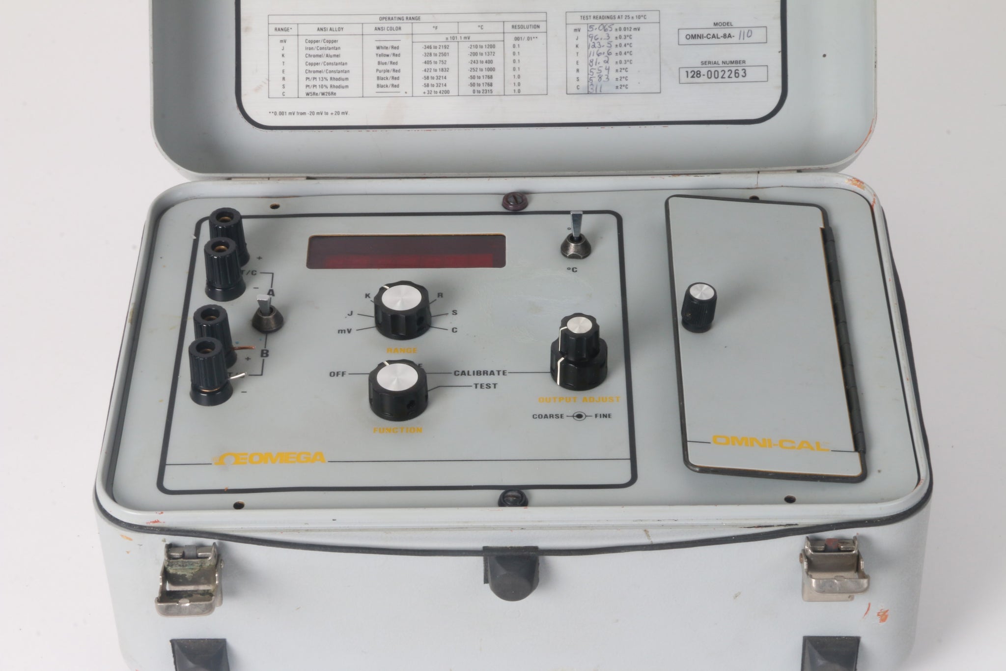 Omega OMNI-CAL-8A-110 Thermocouple/Temperature Calibrator – NTC Tech