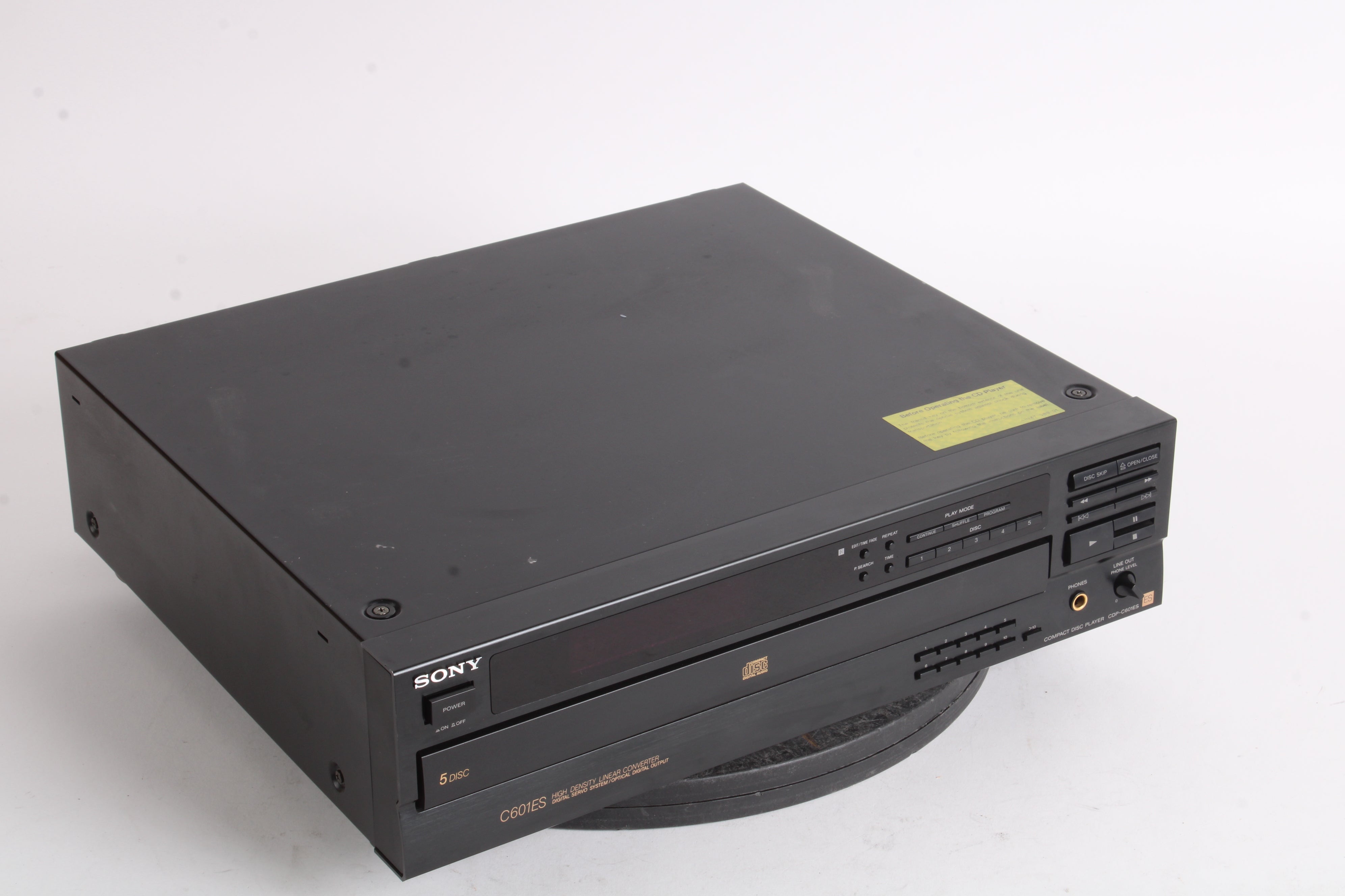 Sony CDP-C601ES 5-Disc CD Changer Player – NTC Tech