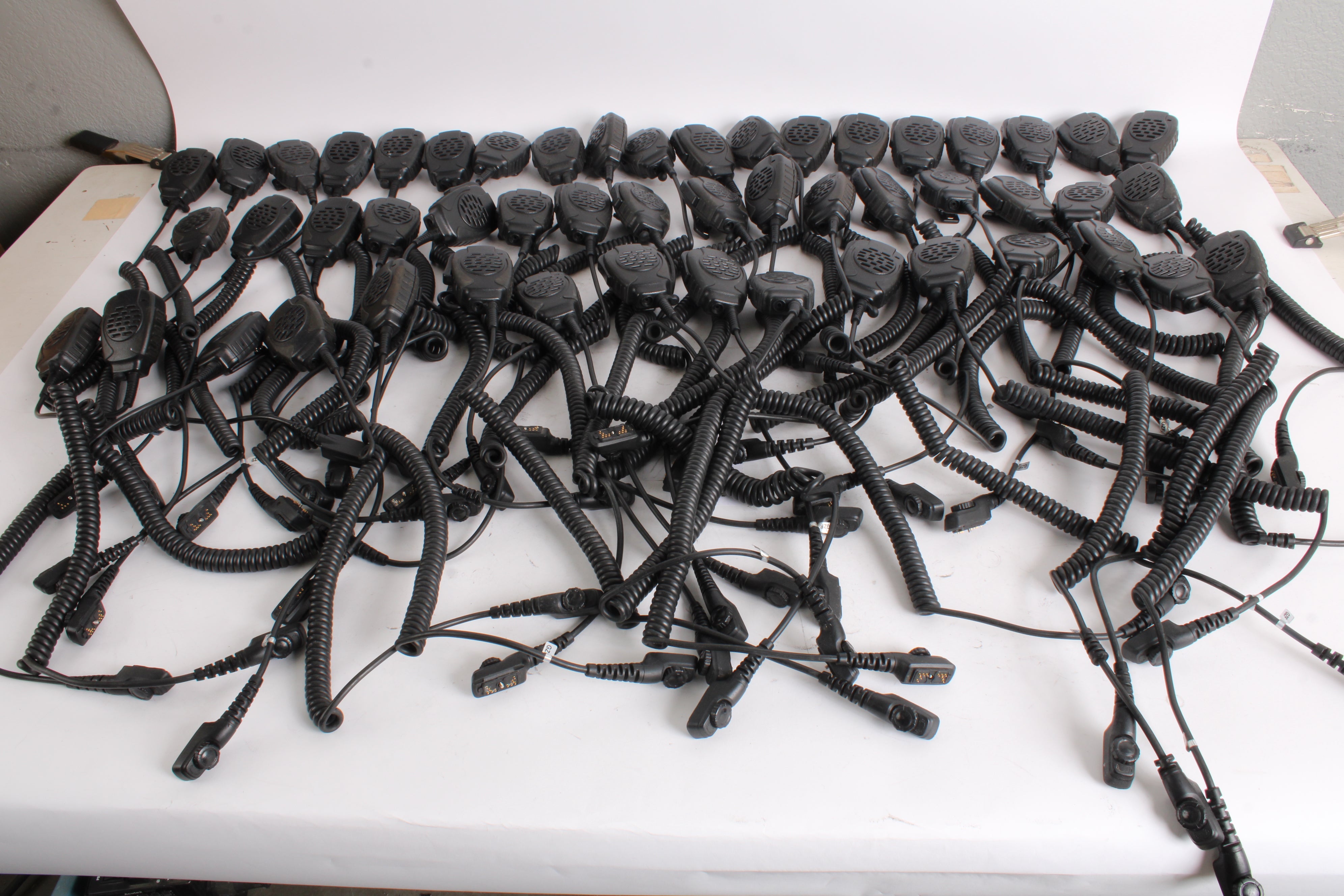 Unbranded 10-Pin Hand Mic Microphones Lot of 51 - AS IS – NTC Tech