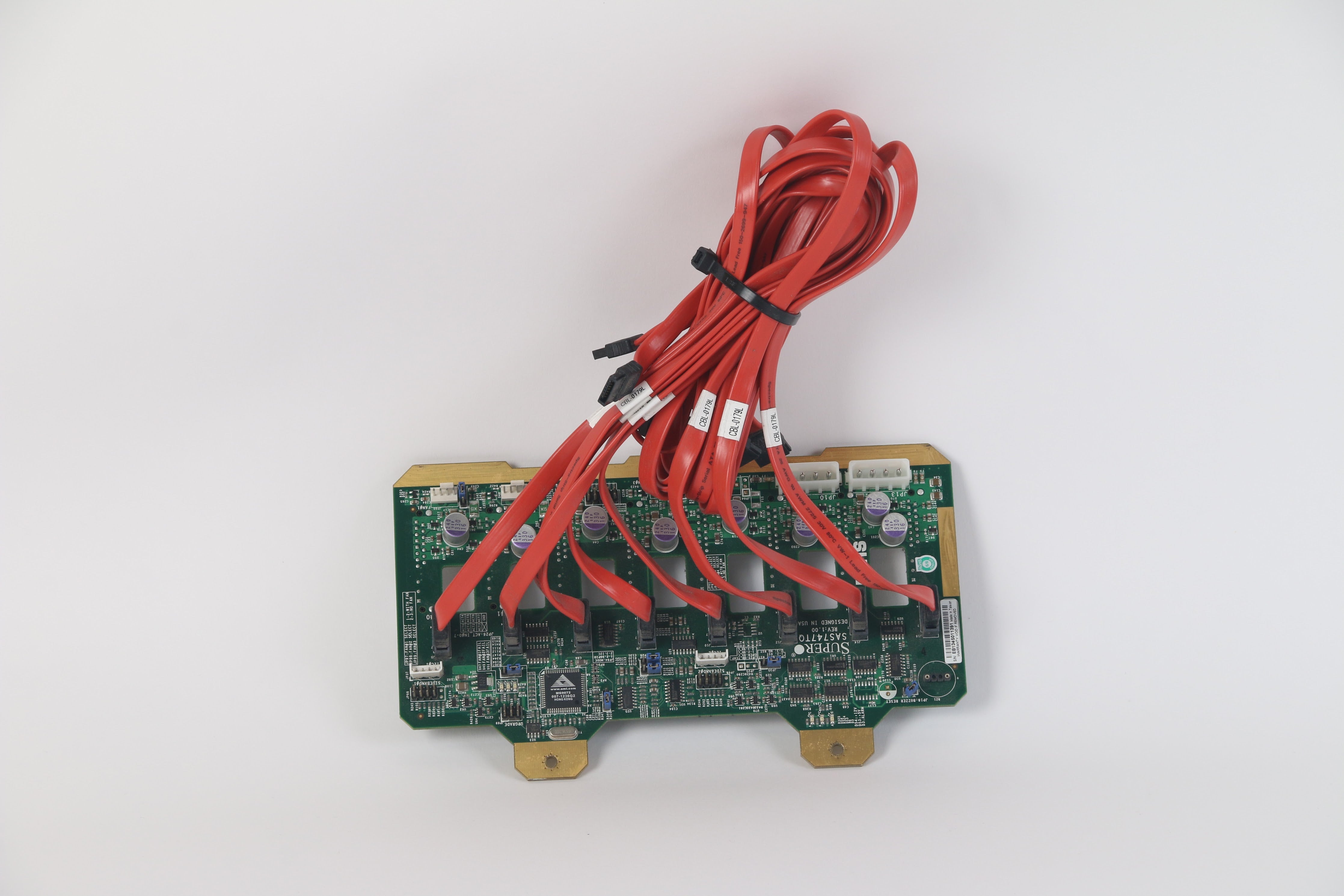 SuperMicro SAS747TQ 8-Ports SAS/SATA 4U Backplane Board W/8 Sata Cable ...