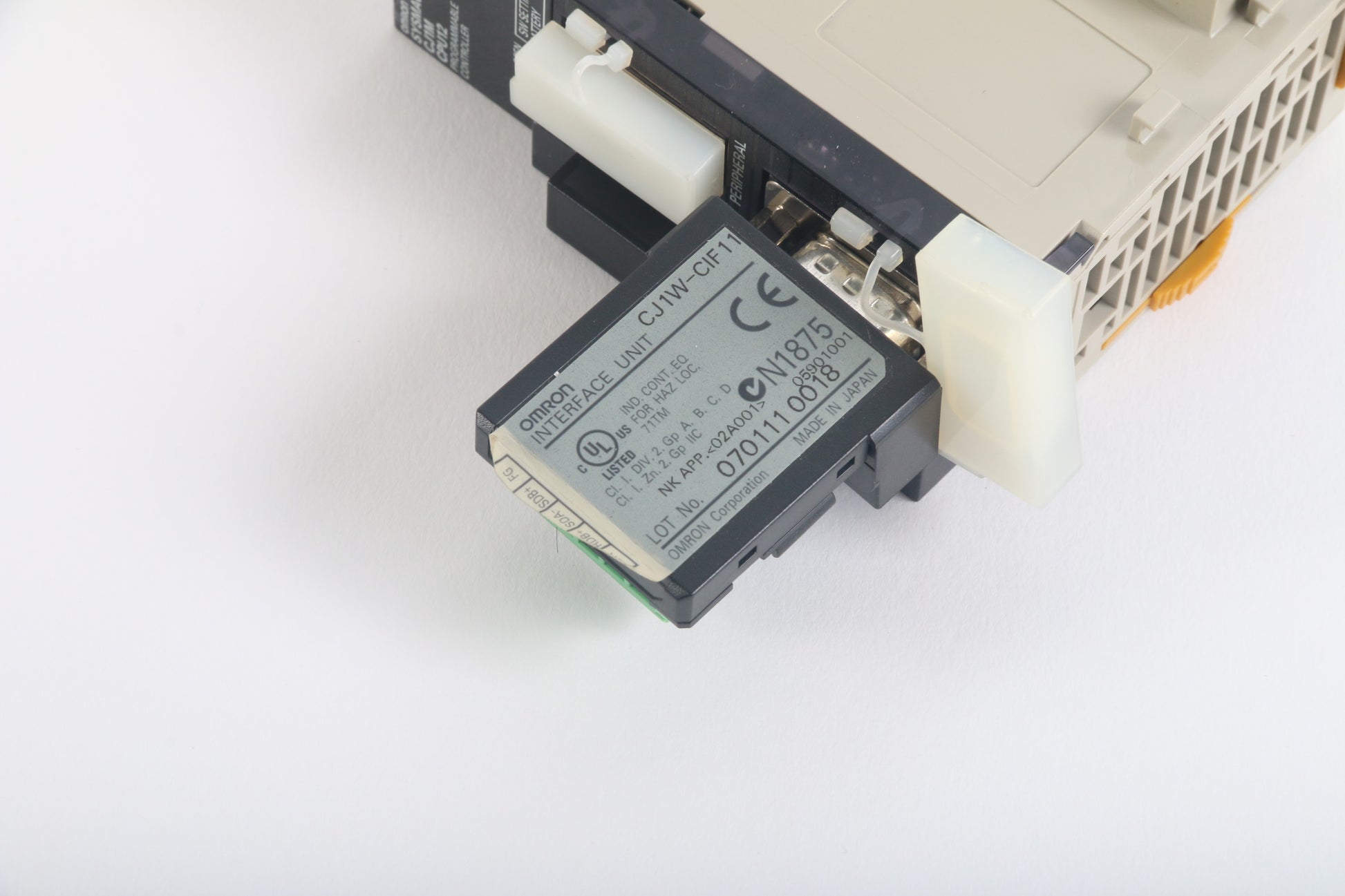 Omron CJ1M-CPU12 CPU Unit w/ CJ1W-CIF11 Interface Unit – NTC Tech