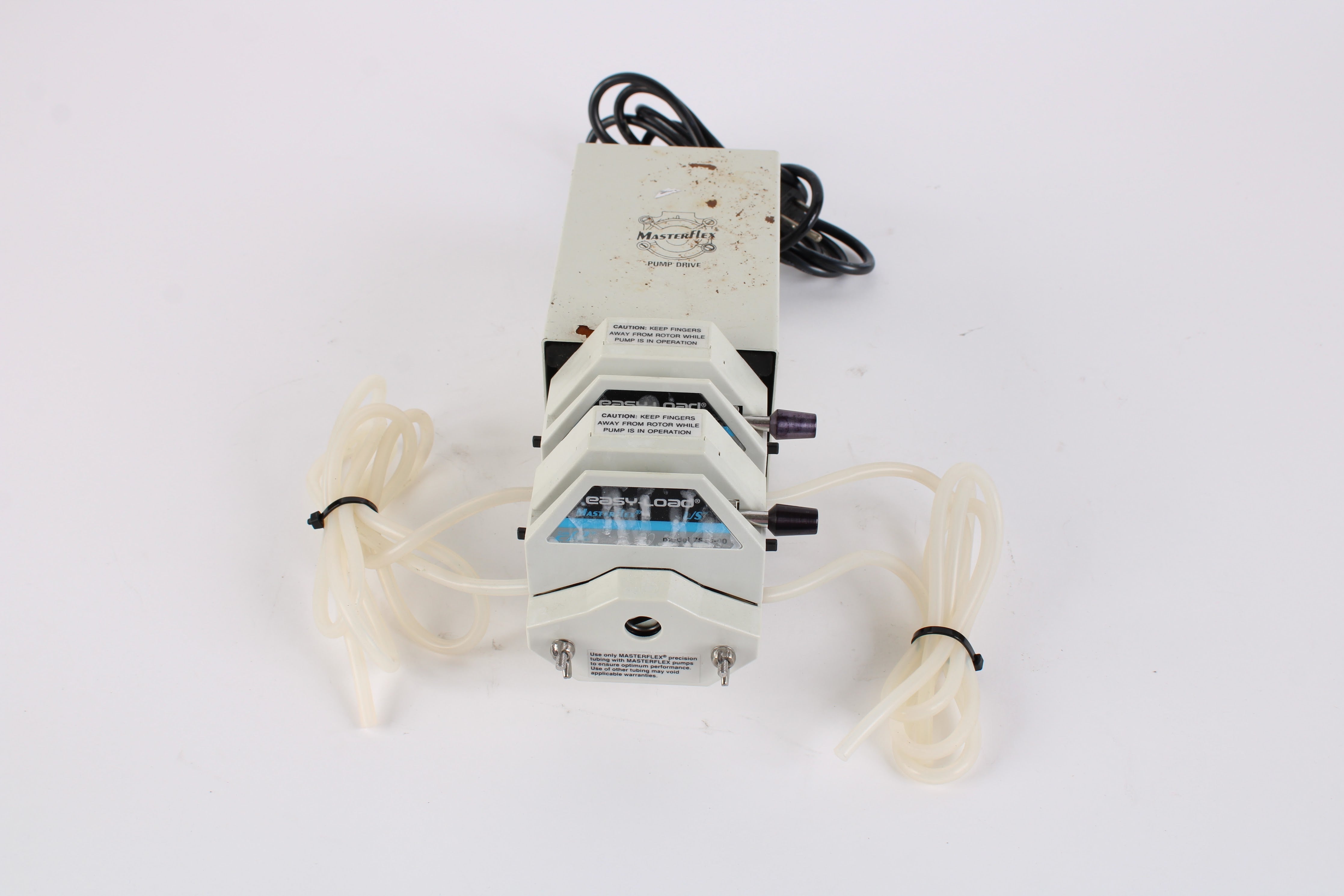 Cole Palmer Master Flex Pump Drive W/ 2x Master Flex Easy-Load Head 75 ...