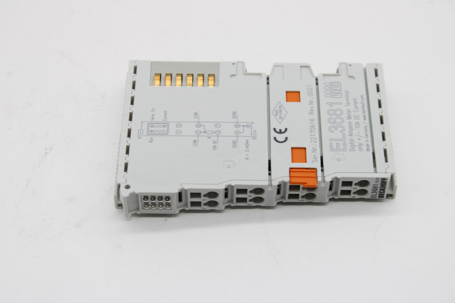 Beckhoff EL3681 Digital Ampere Meter Terminal – NTC Tech