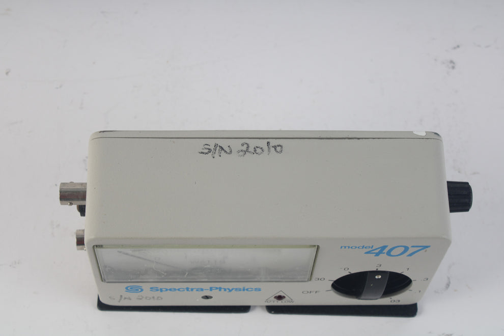 Spectra-Physics 407A CW Analog Laser Power Meter - Permanent Marker ...