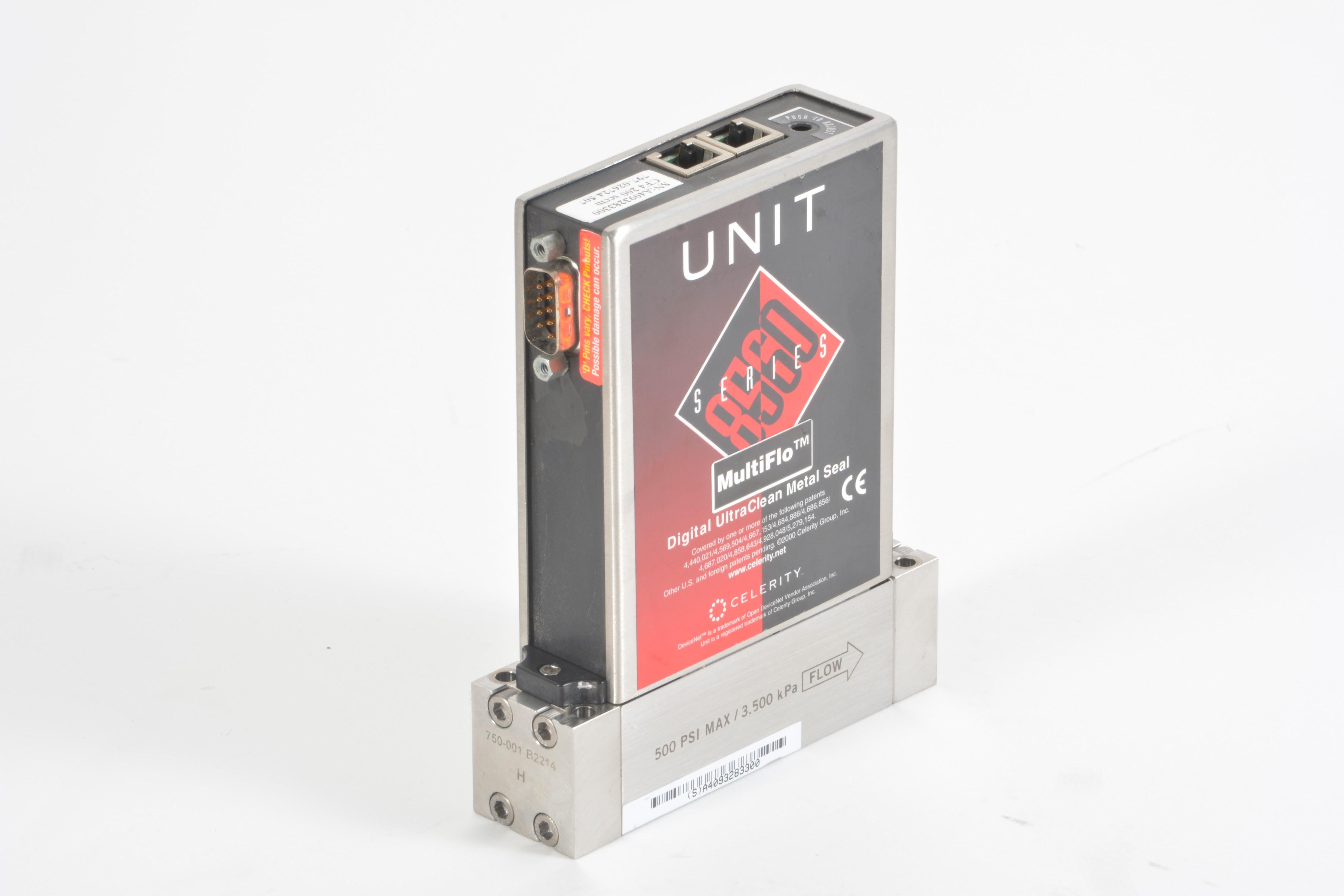 Celerity Unit MultiFlo UFC-8561 CF4 200sccm Digital Mass Flow Controll ...