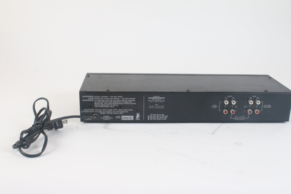 Audio Control The Octave Stereo Octave Equalizer with Subsonic Filter ...