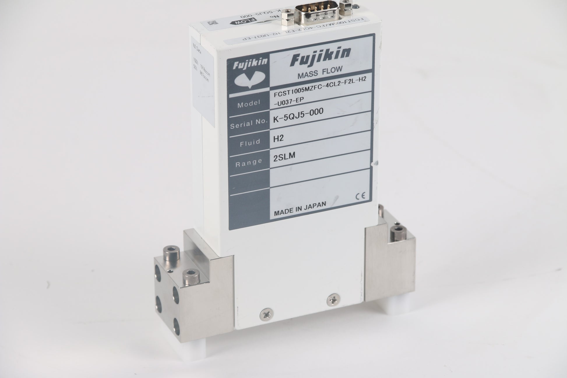 Fujikin FCST1005MZFC-4CL2-F2L-H2-U037-EP H2 2SLM Mass Flow Controller – NTC Tech