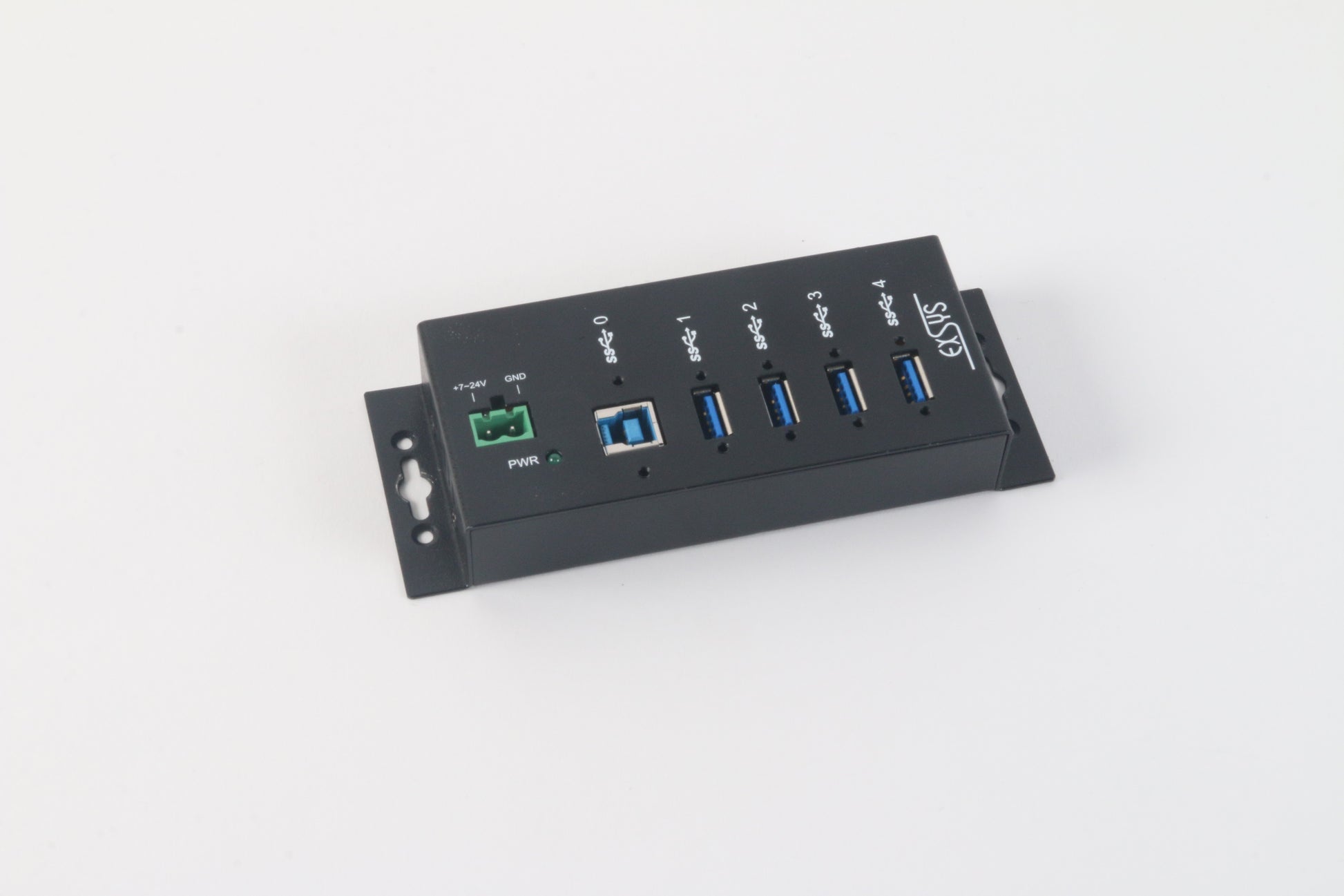 Exsys Ebox-Uhub USB 3.0 Metal HUB with 4 ports (Din-Rail) – NTC Tech