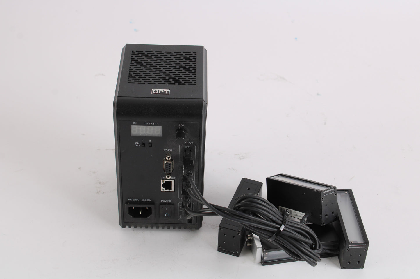 Opt Machine Vision OPT-DCA24E-4 Controller W/ 4x Unknown Rectangle Lig ...