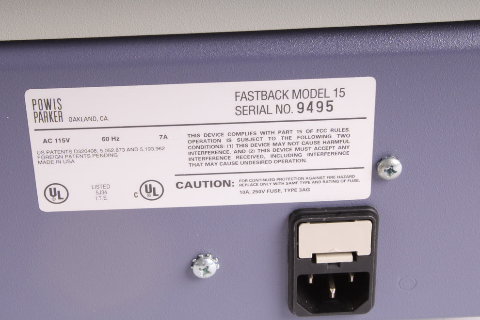 Powis Parker Model 15 Saddle Point Systems Fastback Tape Binding Machi – NTC Tech