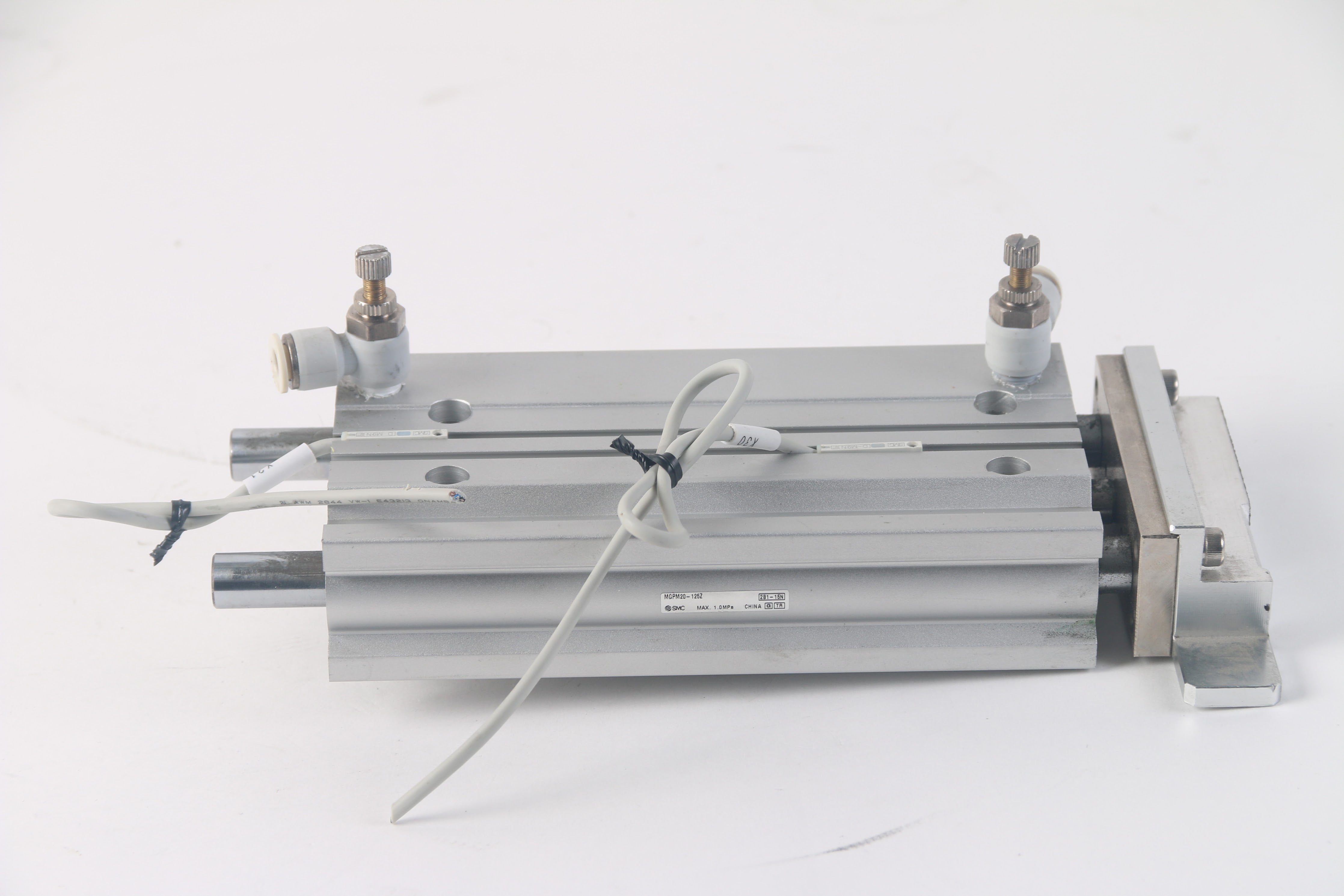 SMC MGPM20-125Z Compact Guided Slide Cylinder W/ 2x Pneumatic Sensor – NTC Tech