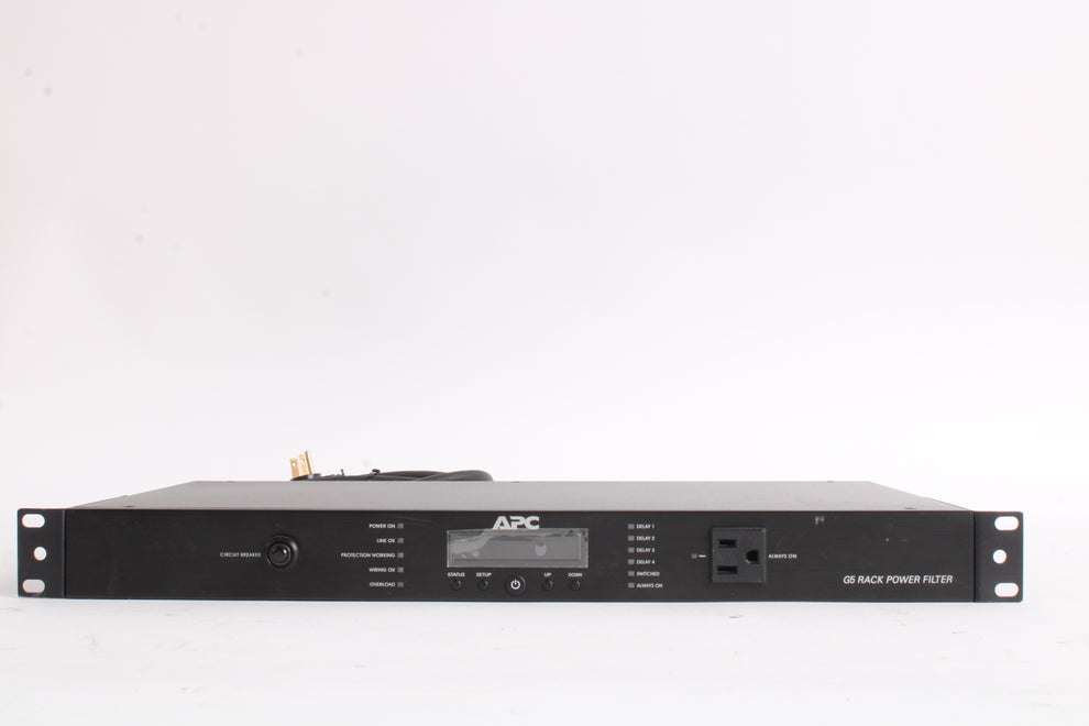 APC G5 Digital Rack Power Filter, 8 Input, G5BLK – NTC Tech